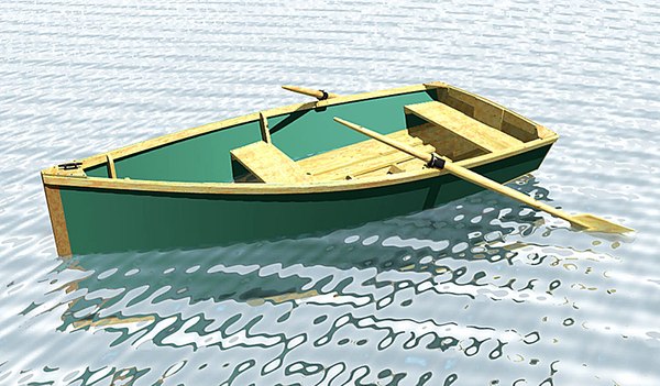 small boat dxf