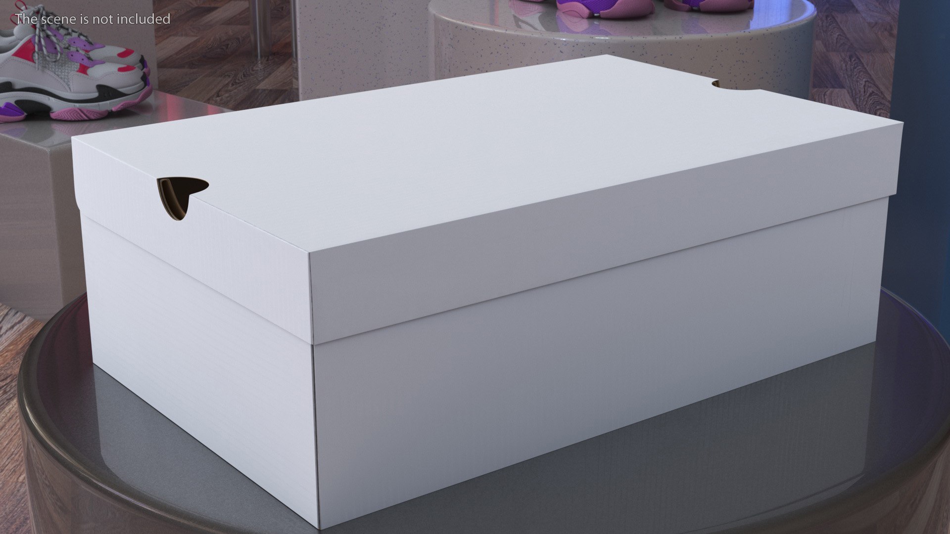 3D Shoes Packaging Box Closed model - TurboSquid 2011372