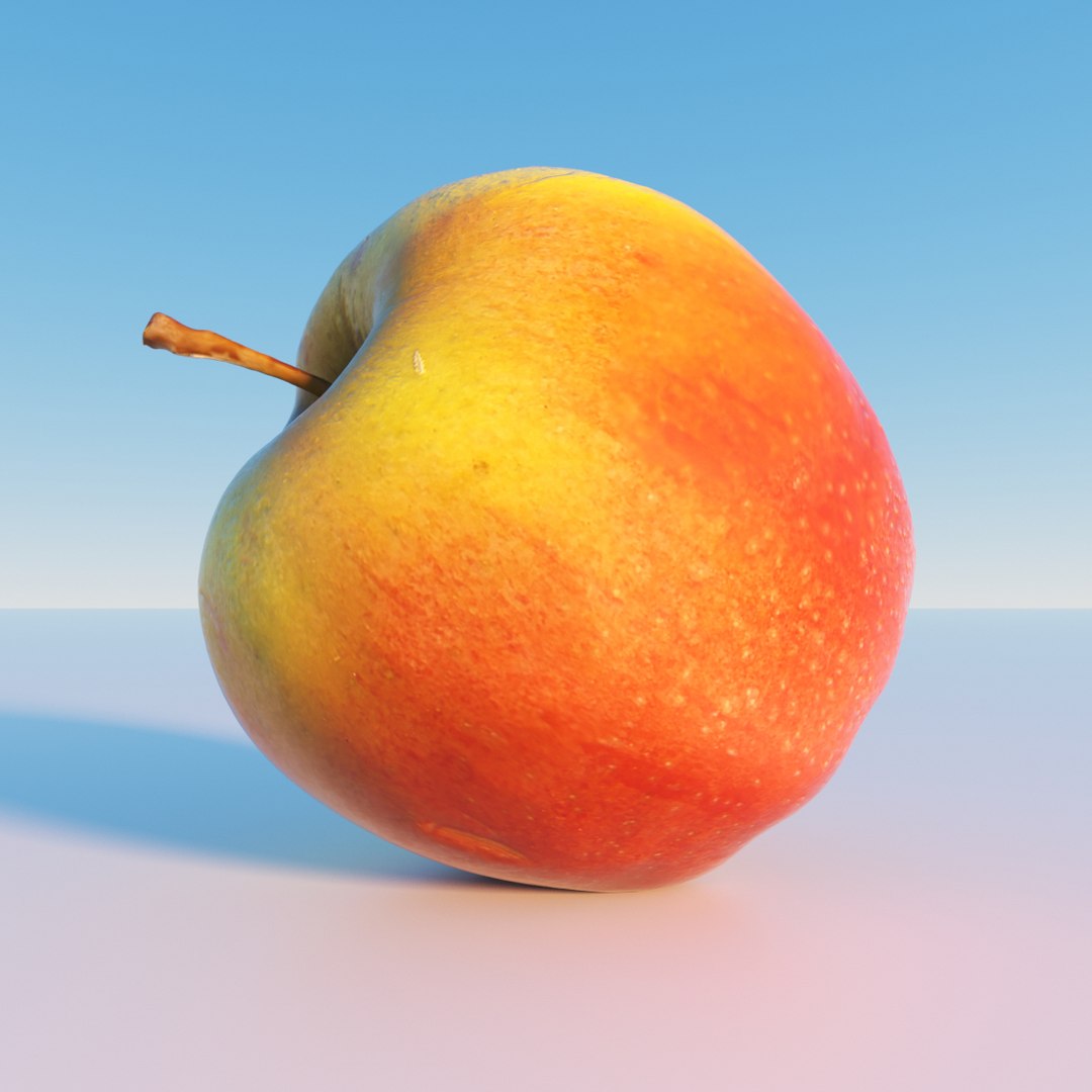 3D Photorealistic 3D Scan Of Apple Model - TurboSquid 2259592