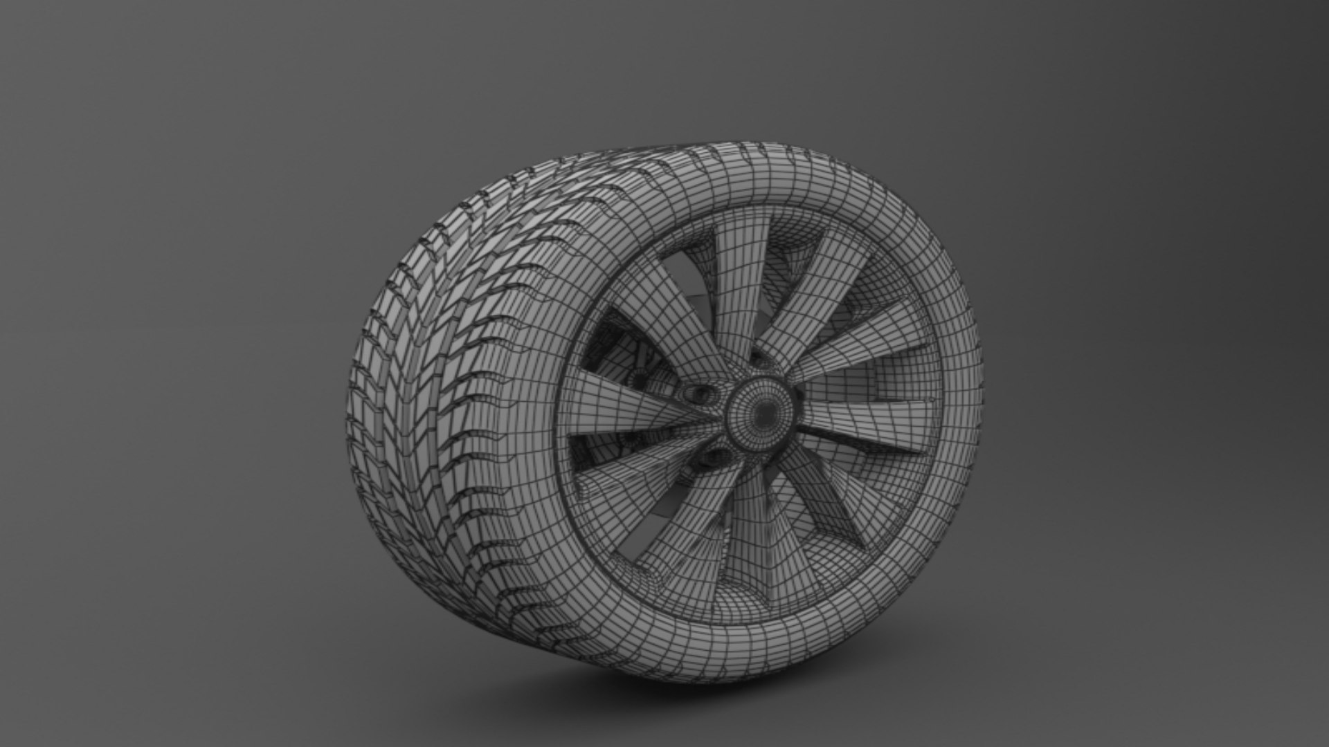 3D Model Realistic Tire Wheel 2 - TurboSquid 1723215