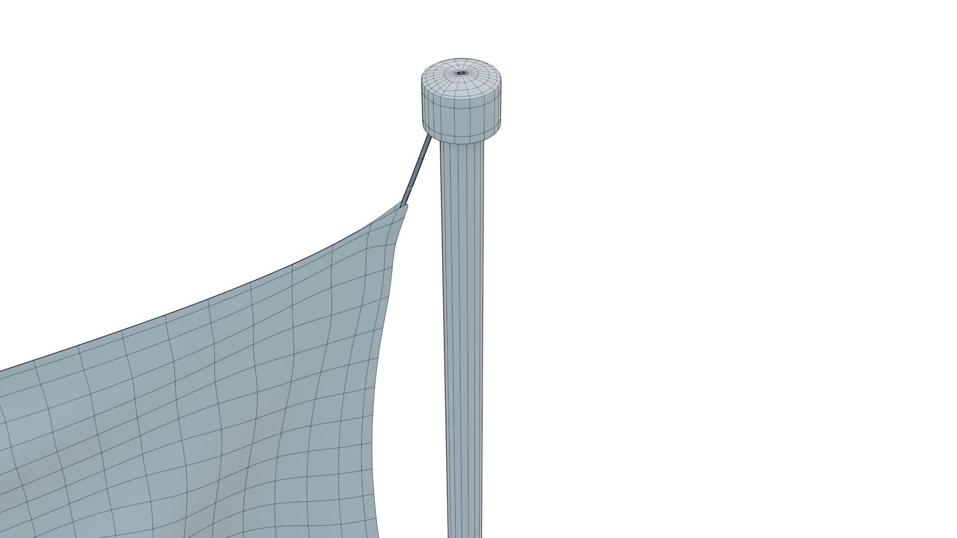 Pole Flag Greenland 3D Model - TurboSquid 2518042