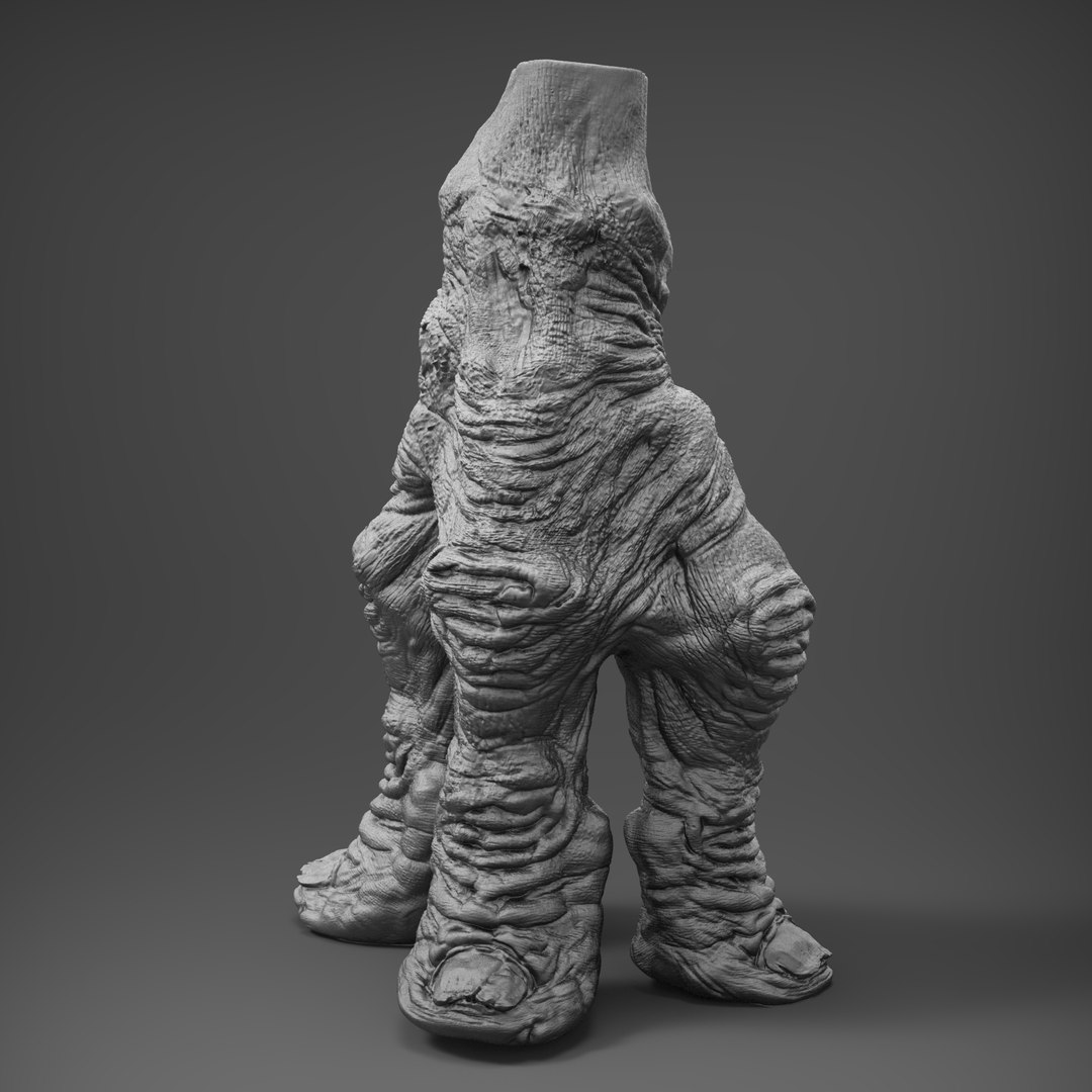 alien fantasy foot 3d obj