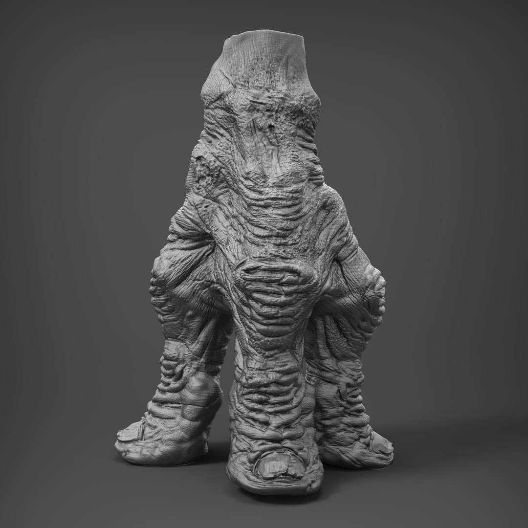 alien fantasy foot 3d obj