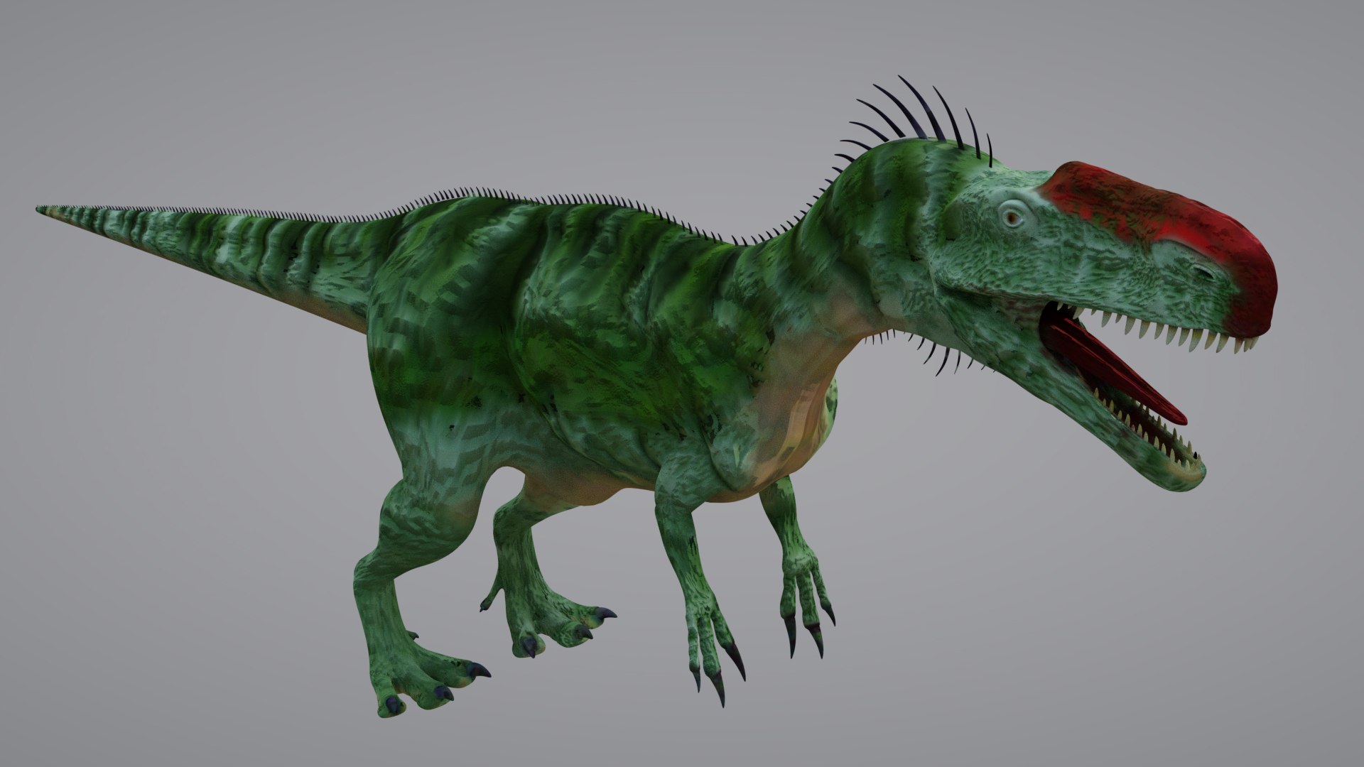 3D Monolophosaurus Model - TurboSquid 1899286