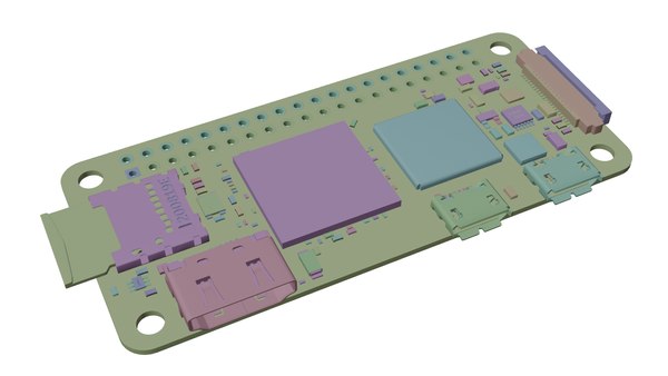 Raspberry pi zero w 2 model - TurboSquid 1809983