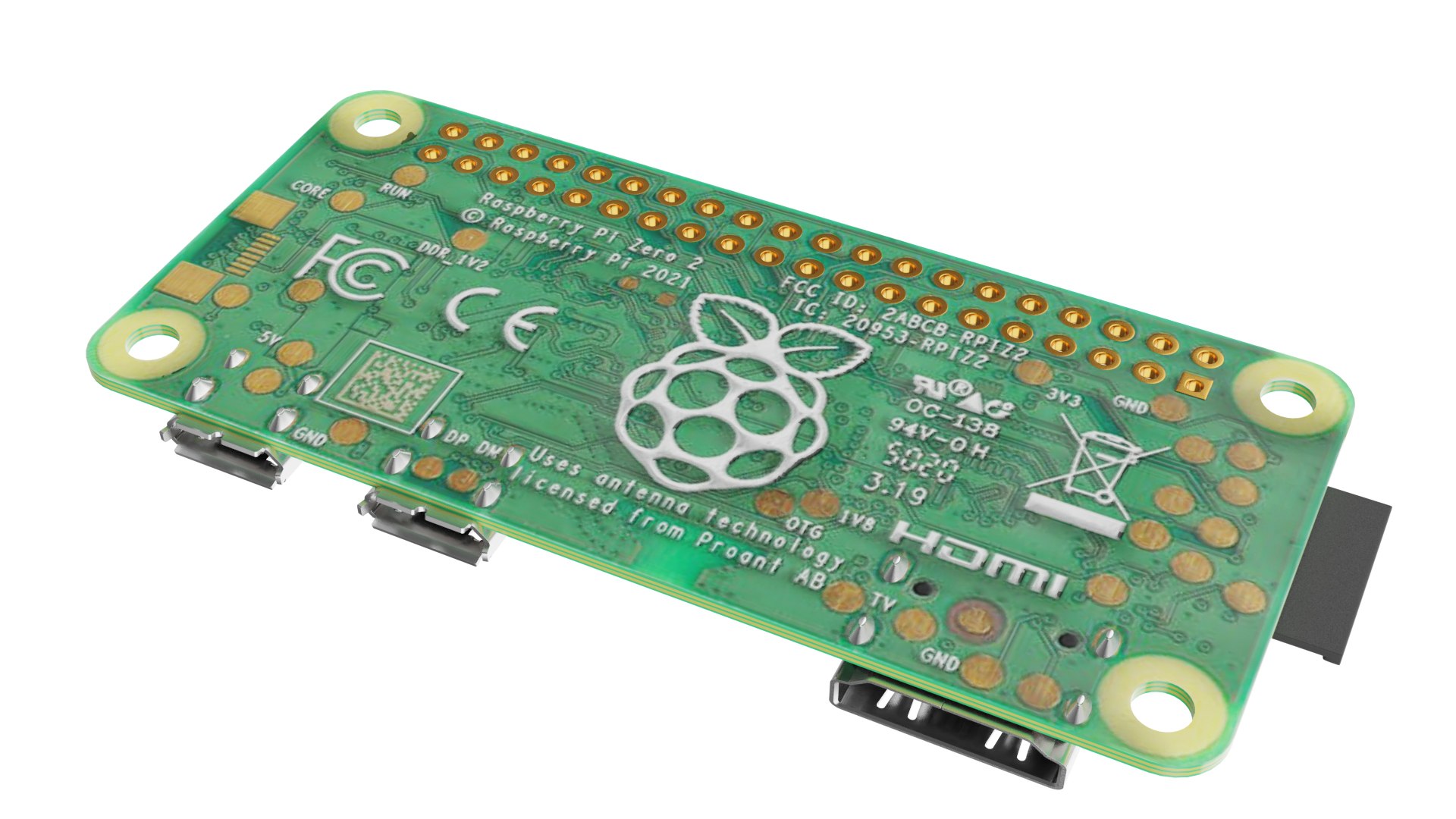 Raspberry Pi Zero W 2 Model - TurboSquid 1809983