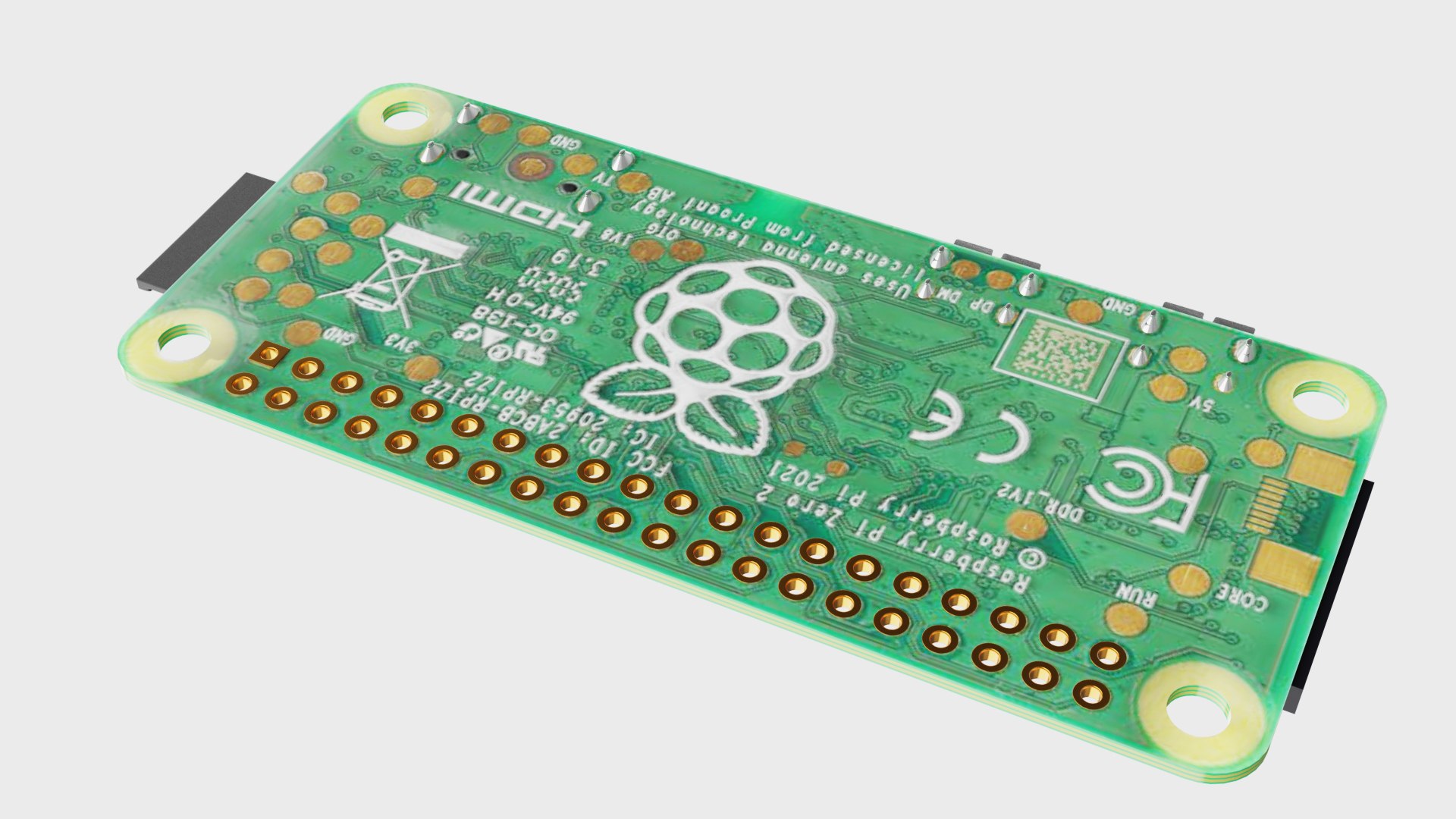 Raspberry Pi Zero W 2 Model - TurboSquid 1809983