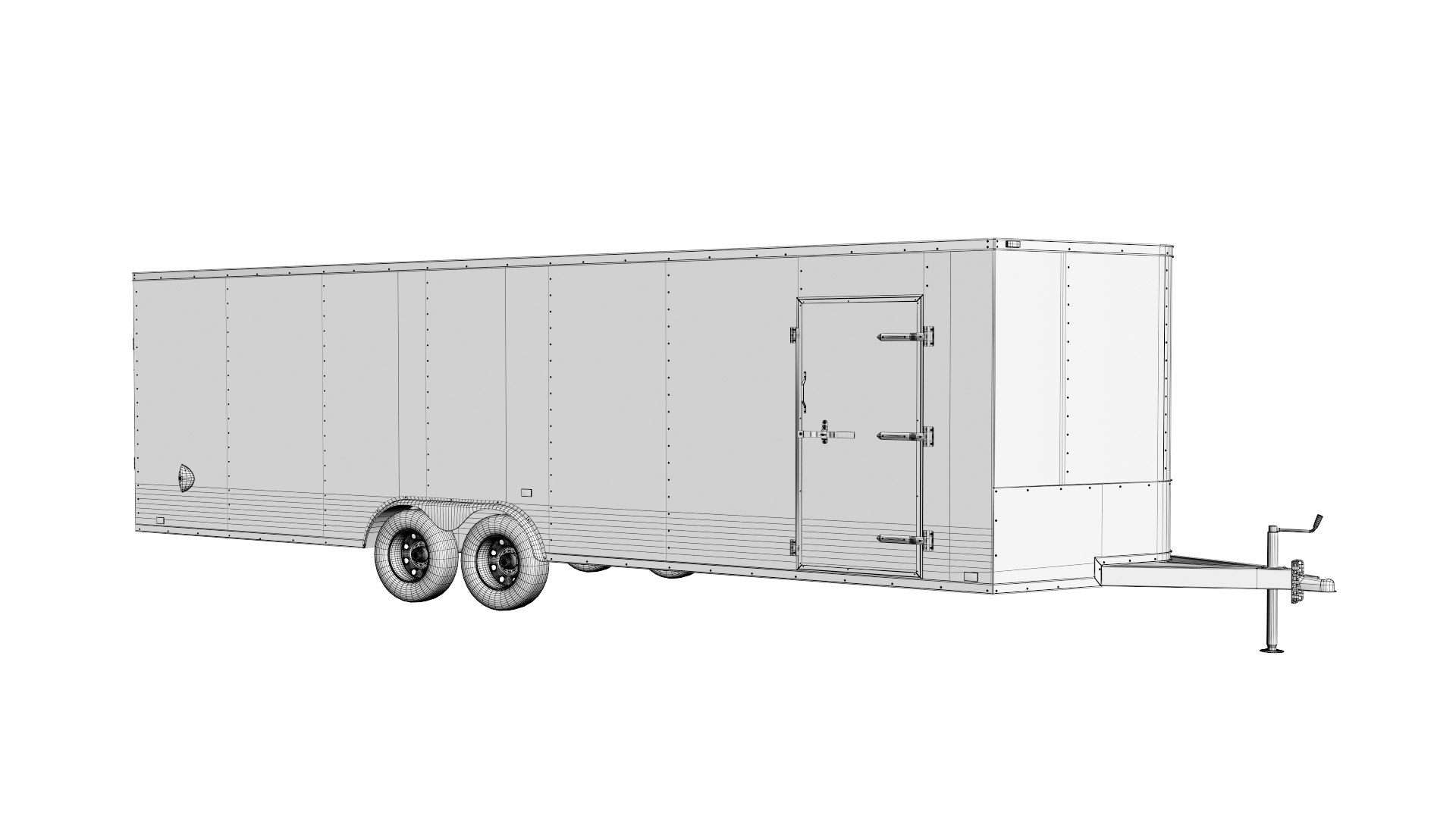Cargo Trailer 3D Model - TurboSquid 2045898