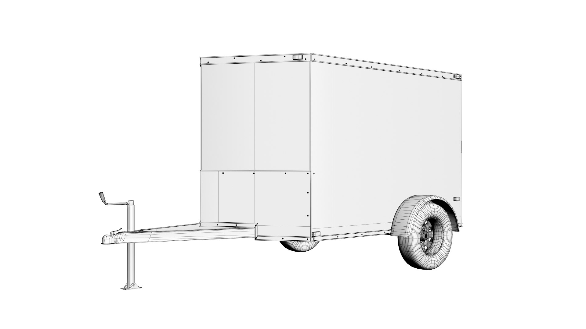 Cargo Trailer 3D Model - TurboSquid 2045898