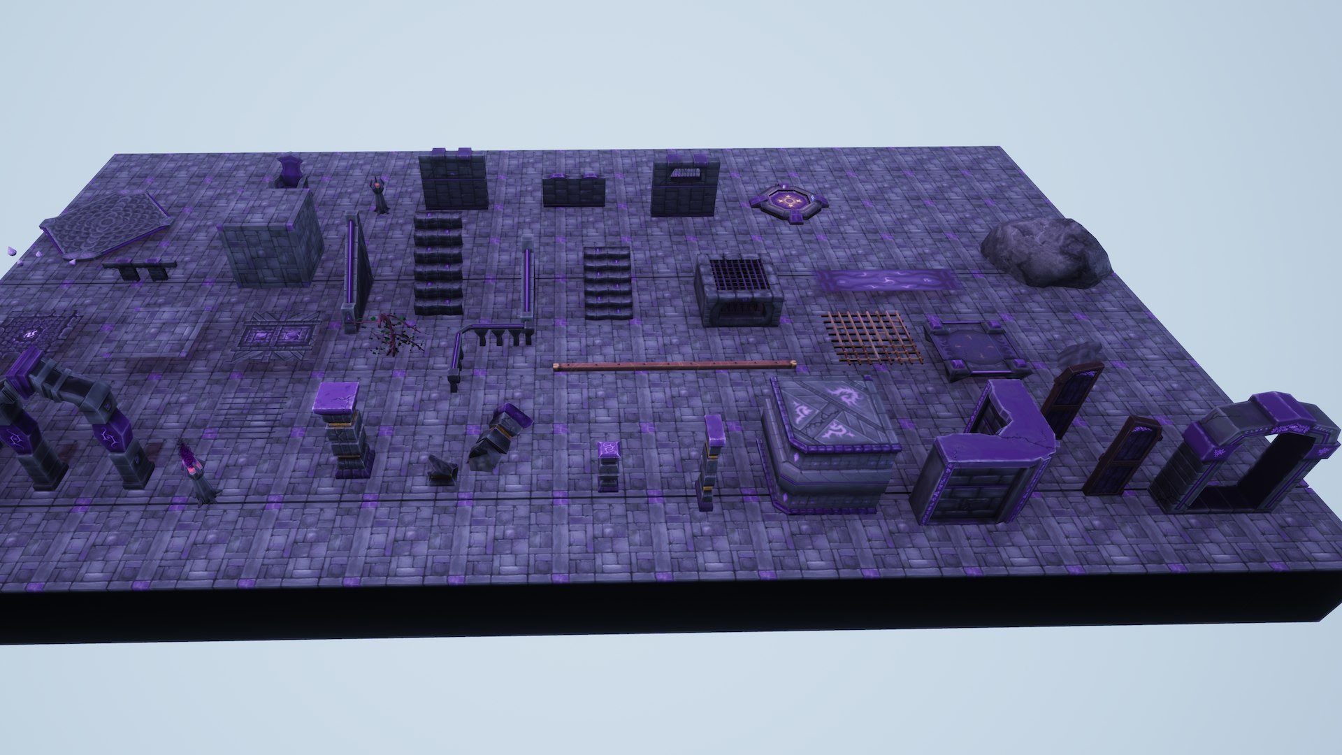 3D Modularized Dungeon Model - TurboSquid 1338526