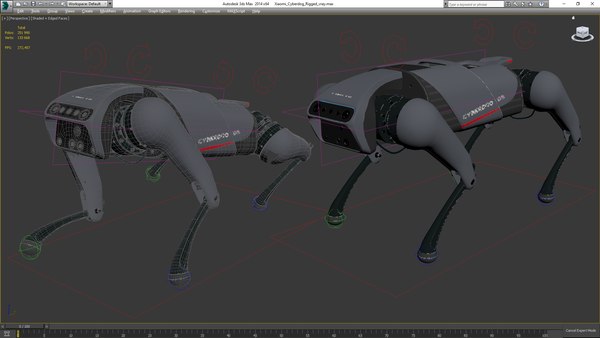 3D Xiaomi Cyberdog Rigged for Cinema 4D - TurboSquid 1945245