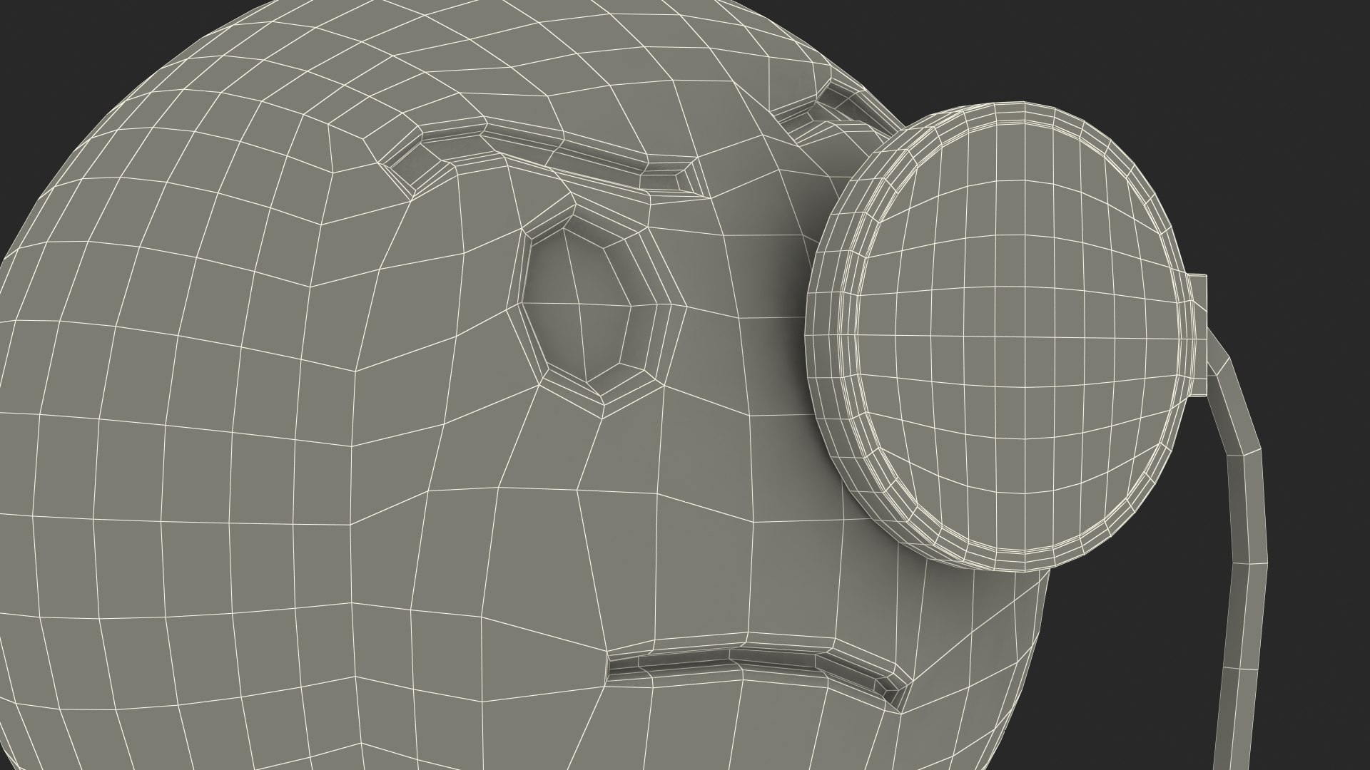 3D model face monocle emoji - TurboSquid 1531432