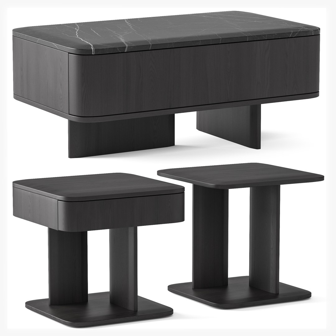 Poliform Brera Bedside CORONA Model - TurboSquid 2273591