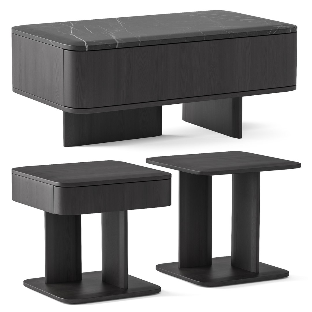 Poliform Brera Bedside CORONA Model - TurboSquid 2273591