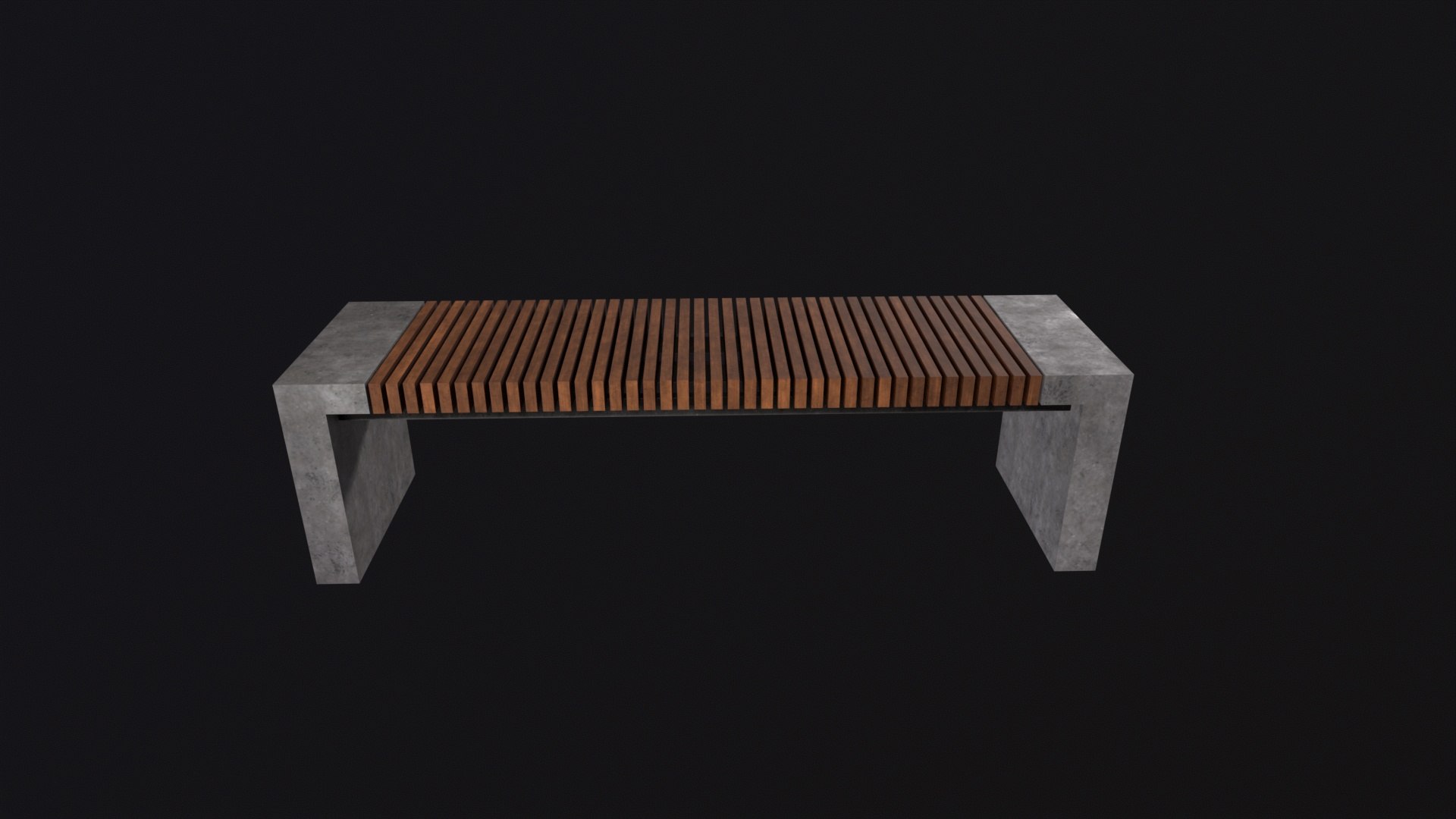 Modern Outdoor Bench 3D Model - TurboSquid 2155844