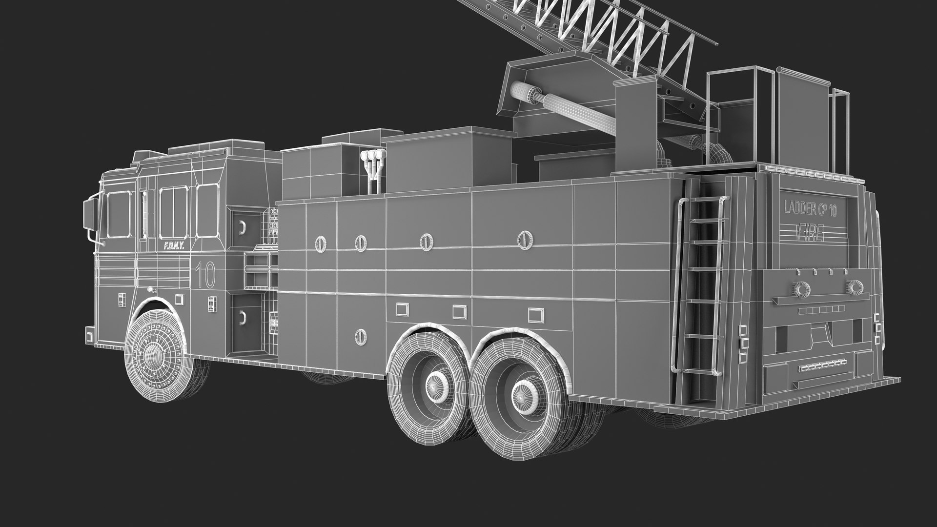 3D Fire Apparatus Model - TurboSquid 1805568