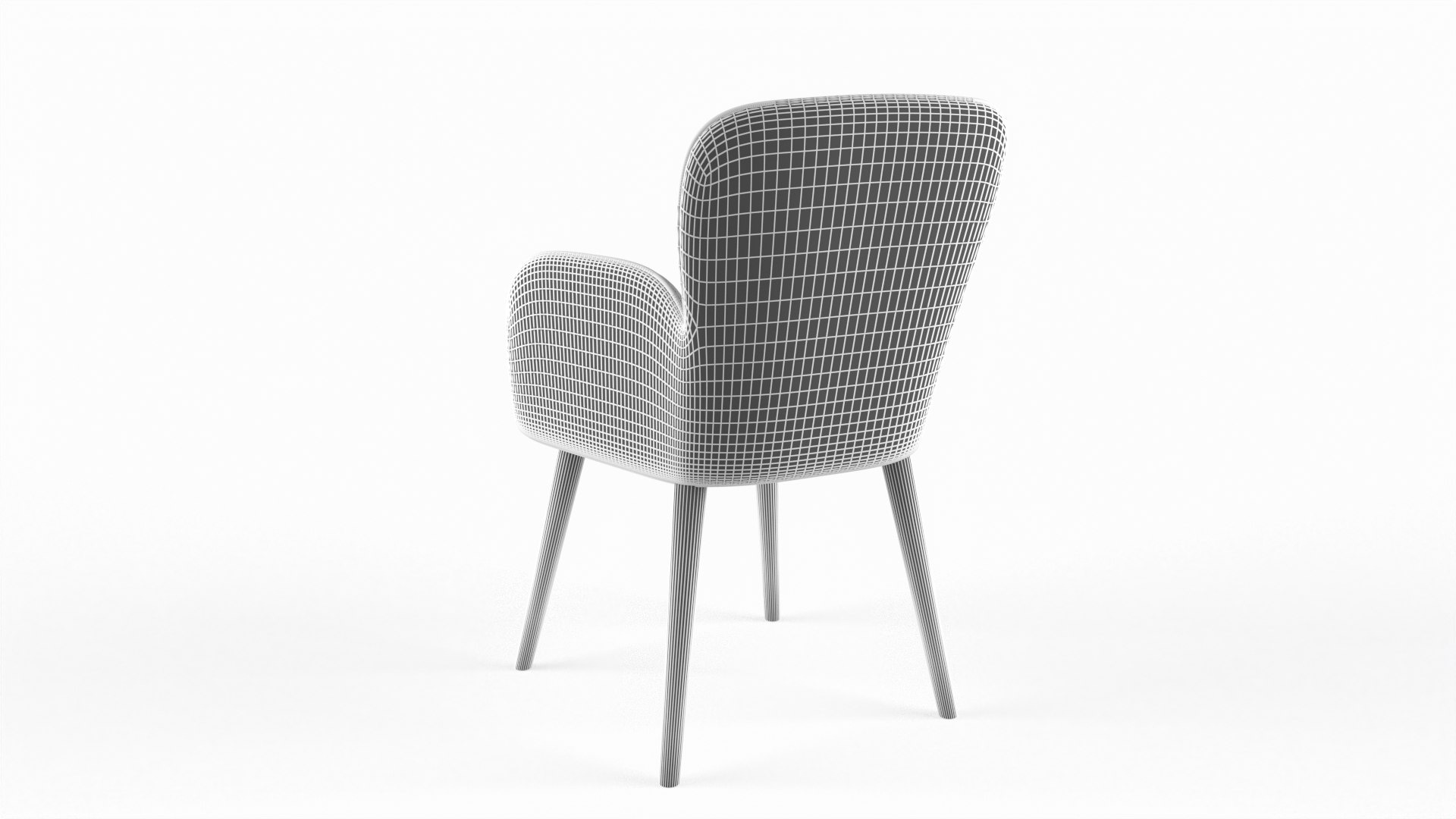 Willa Dining Chair 3D Model - TurboSquid 2110717