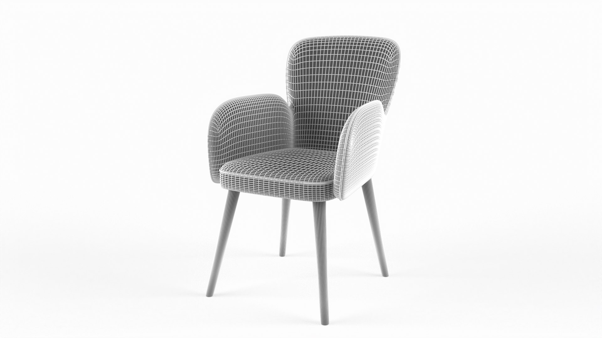 Willa Dining Chair 3D Model - TurboSquid 2110717
