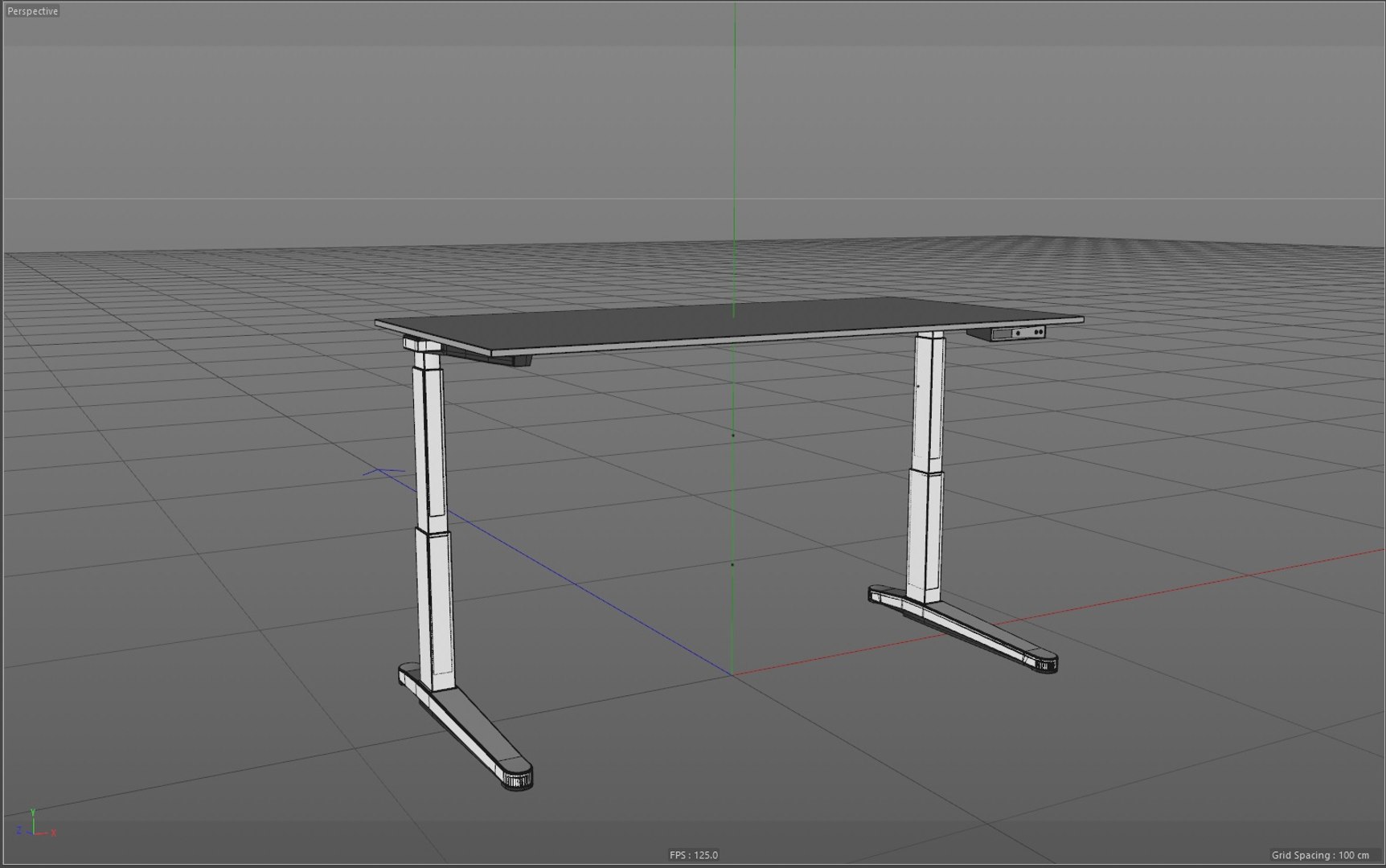 Standing Desk 3D Model - TurboSquid 1914868