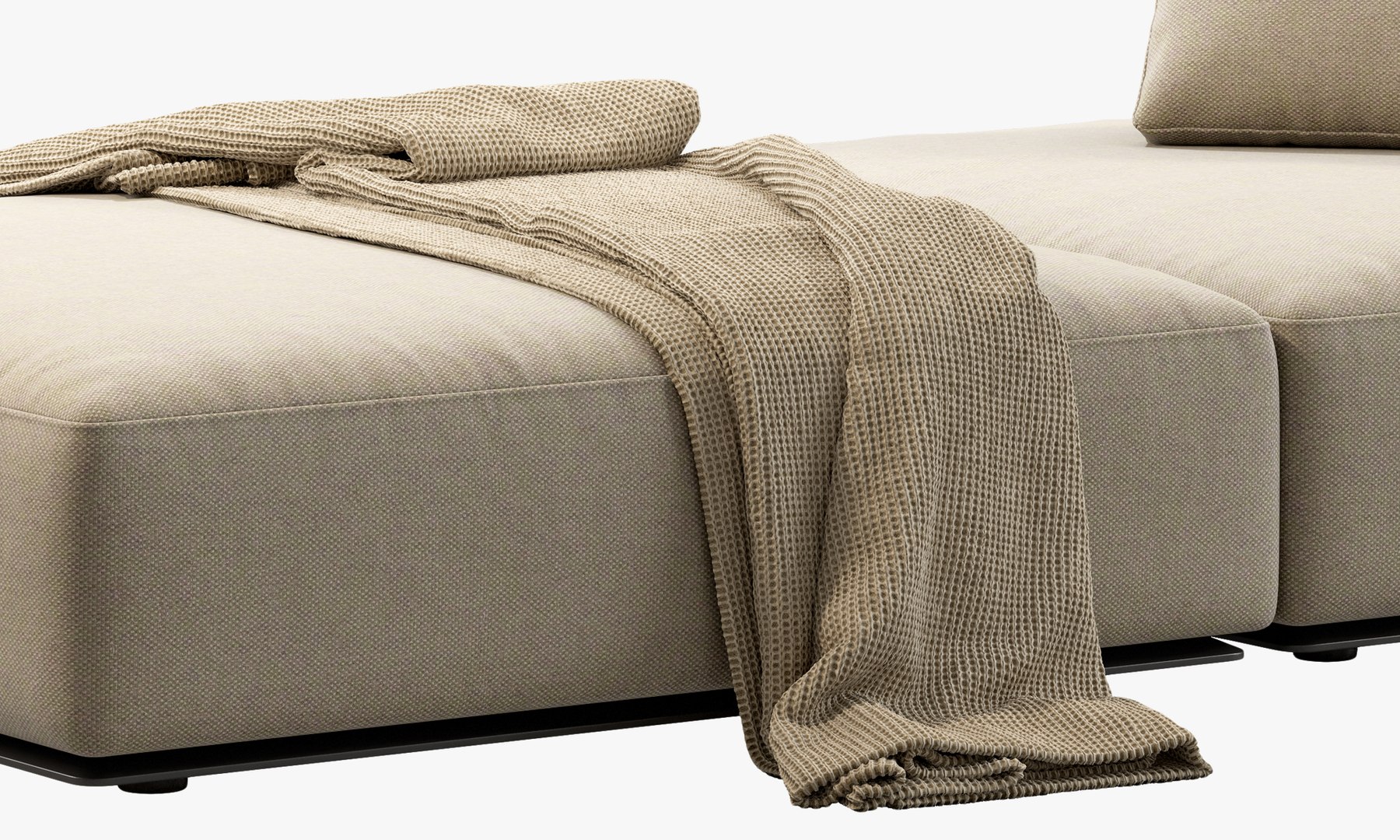 Poliform Westside Pouf 3D model - TurboSquid 2166745