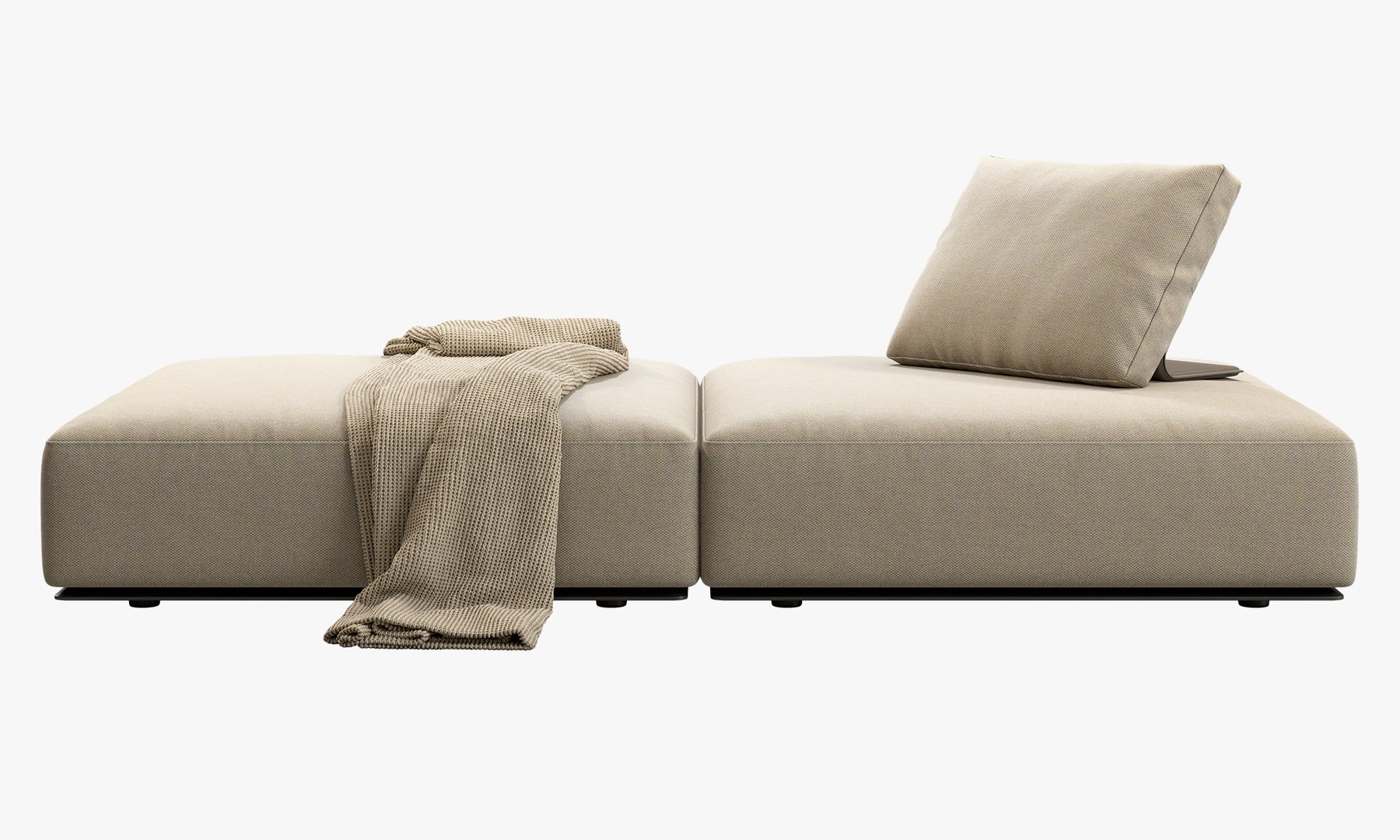 Poliform Westside Pouf 3D Model - TurboSquid 2166745