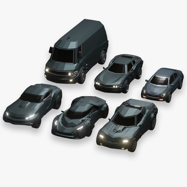 3D Generic Concept Car Pack - Low Poly model - TurboSquid 1982631