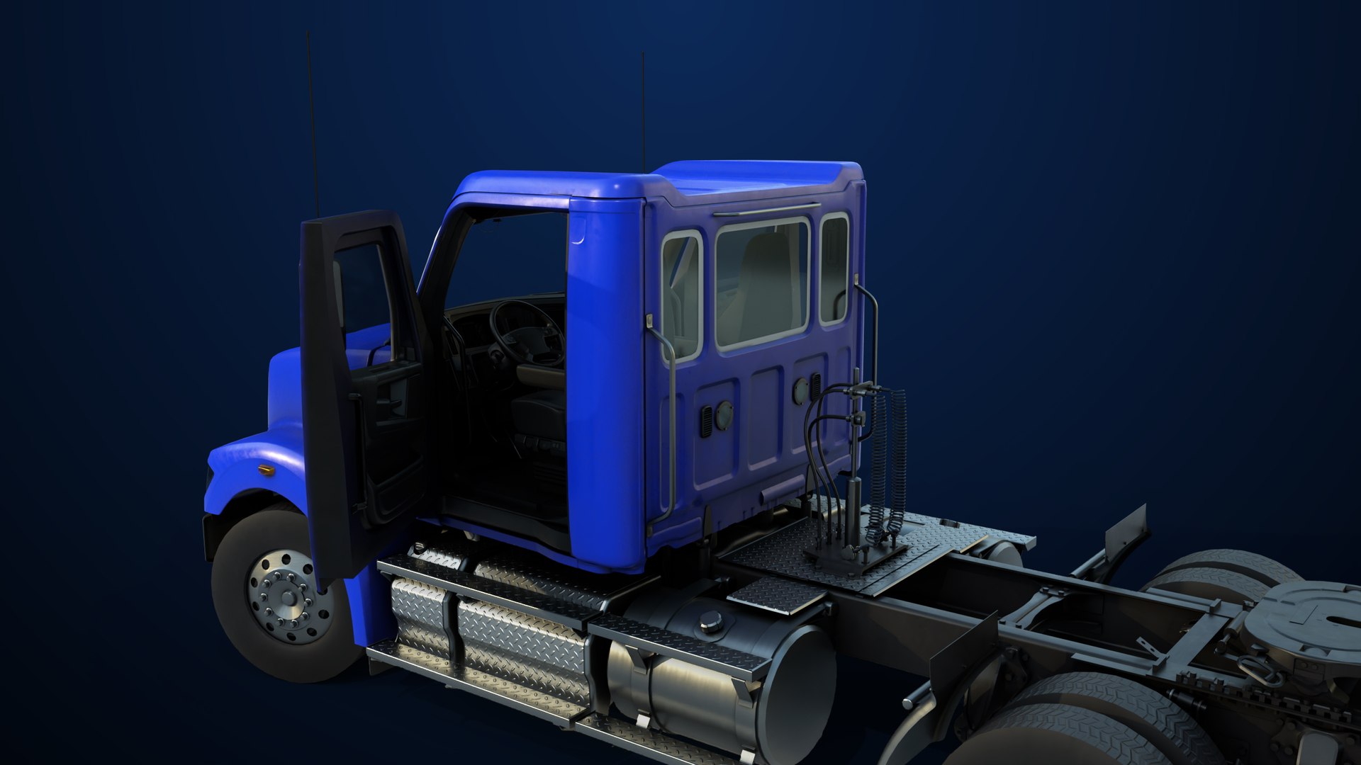 Heavy Truck Chassis 01 All PBR Unity UE Textures Model - TurboSquid 2168531
