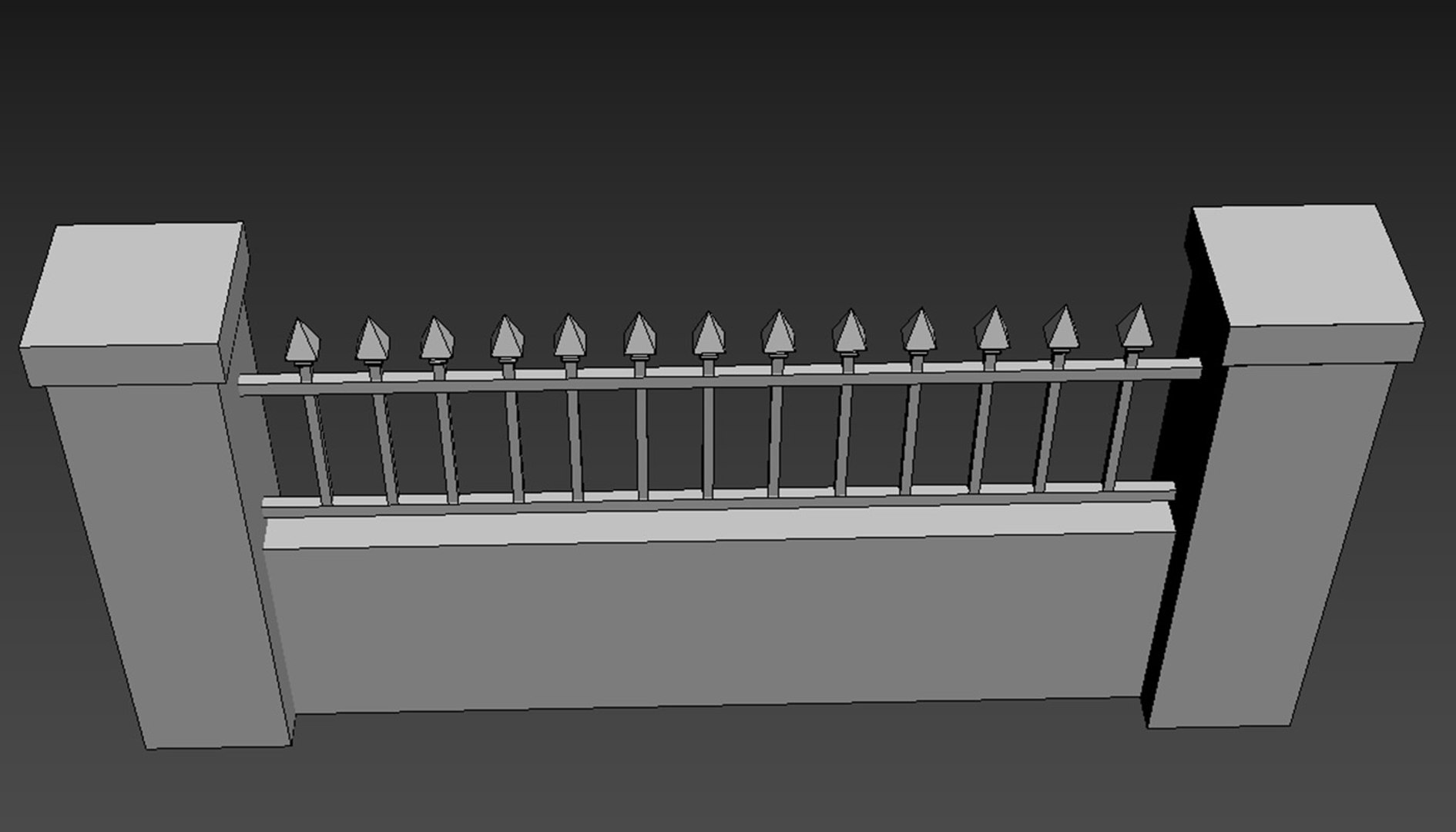 3D gates model - TurboSquid 1500567