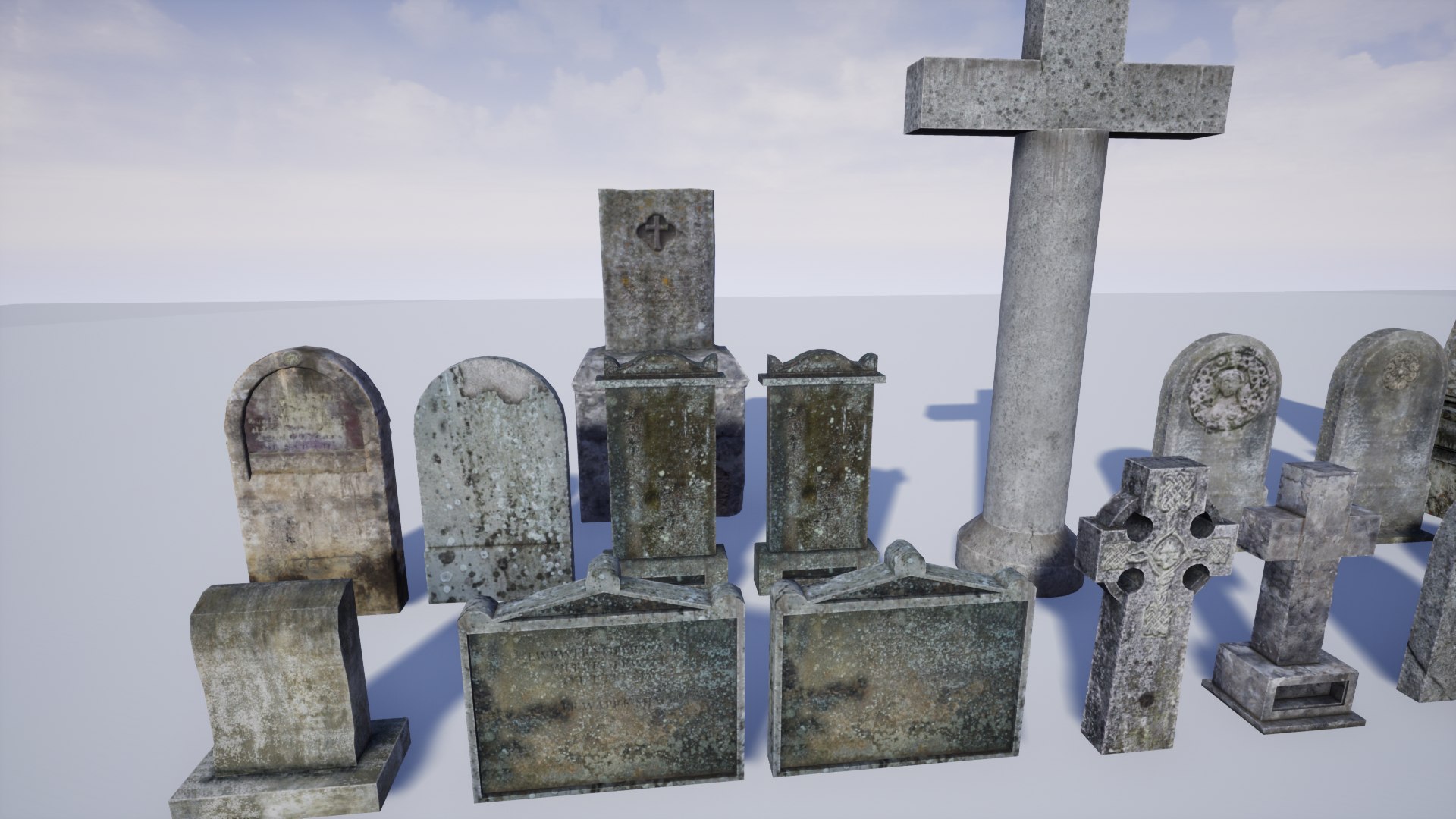 3D Graveyard Cemetery 1 - TurboSquid 1637819
