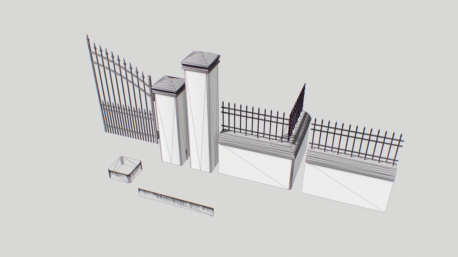 3D Graveyard Cemetery 1 - TurboSquid 1637819