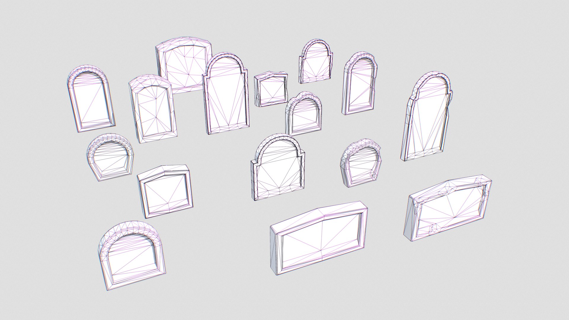 3D Graveyard Cemetery 1 - TurboSquid 1637819