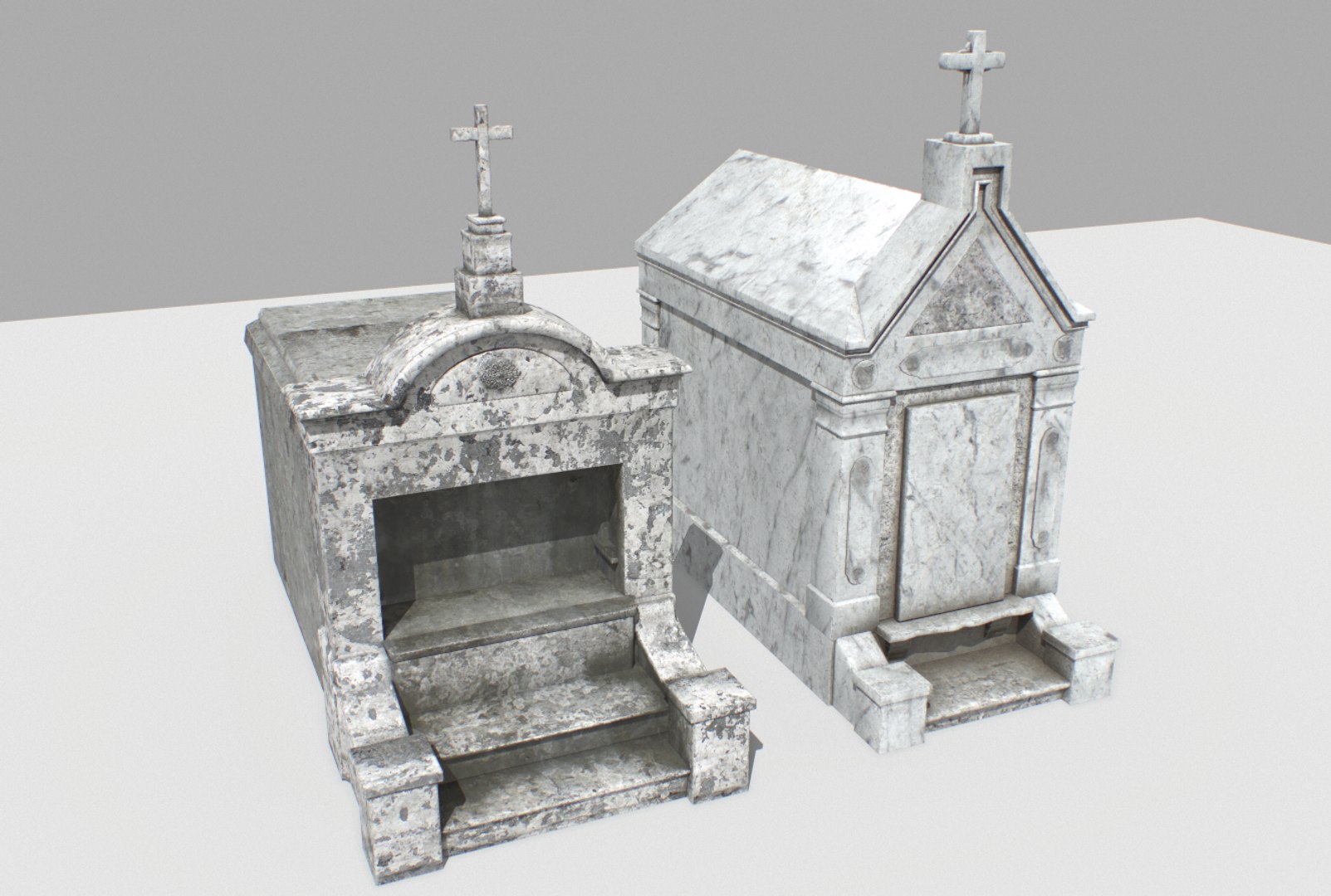 3D Graveyard Cemetery 1 - TurboSquid 1637819