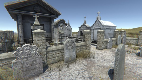 modelo 3d Paquete de cementerio 1 - TurboSquid 1637819