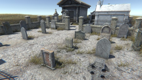 modelo 3d Paquete de cementerio 1 - TurboSquid 1637819