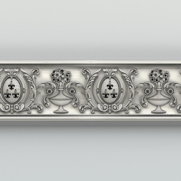 3d decorative molding model