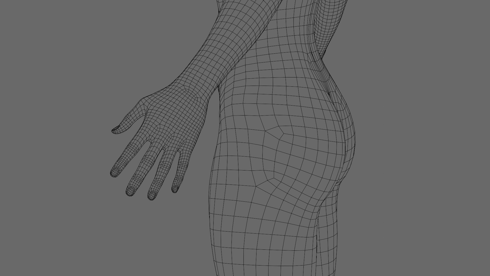 Stylized Female Base Mesh Model - TurboSquid 2298622