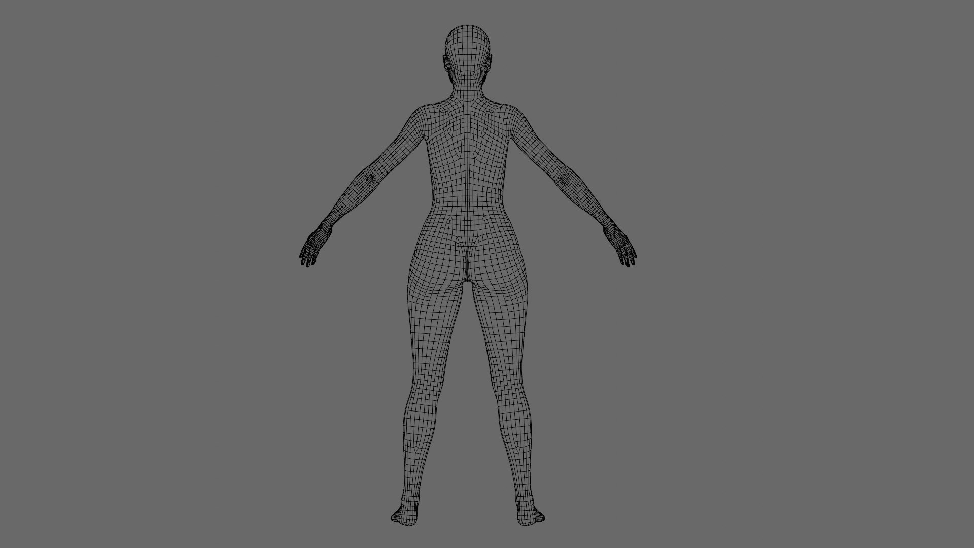 Stylized Female Base Mesh Model - TurboSquid 2298622