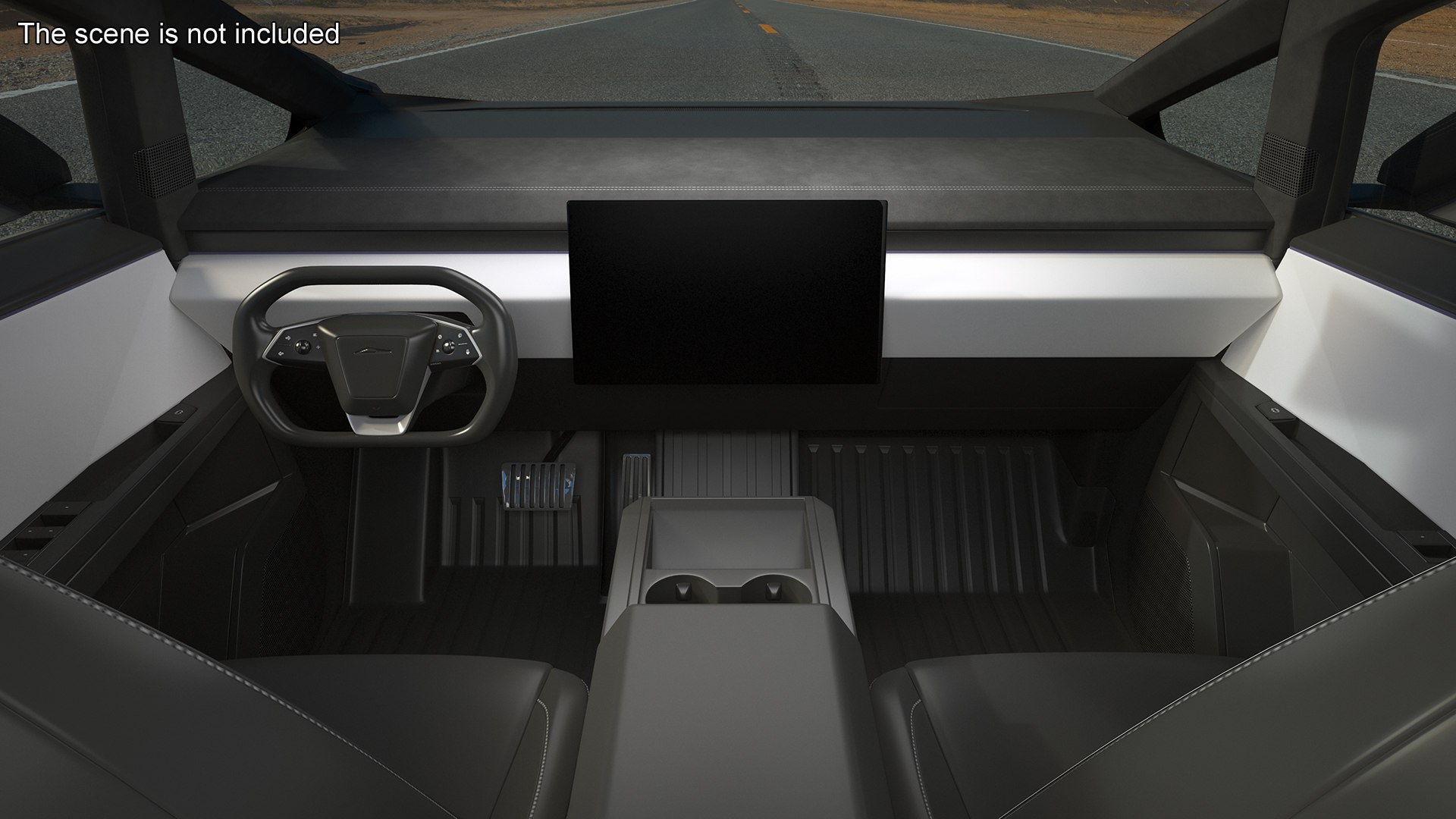 3D Tesla Cybertruck With Tesla Bot Collection - TurboSquid 2428577