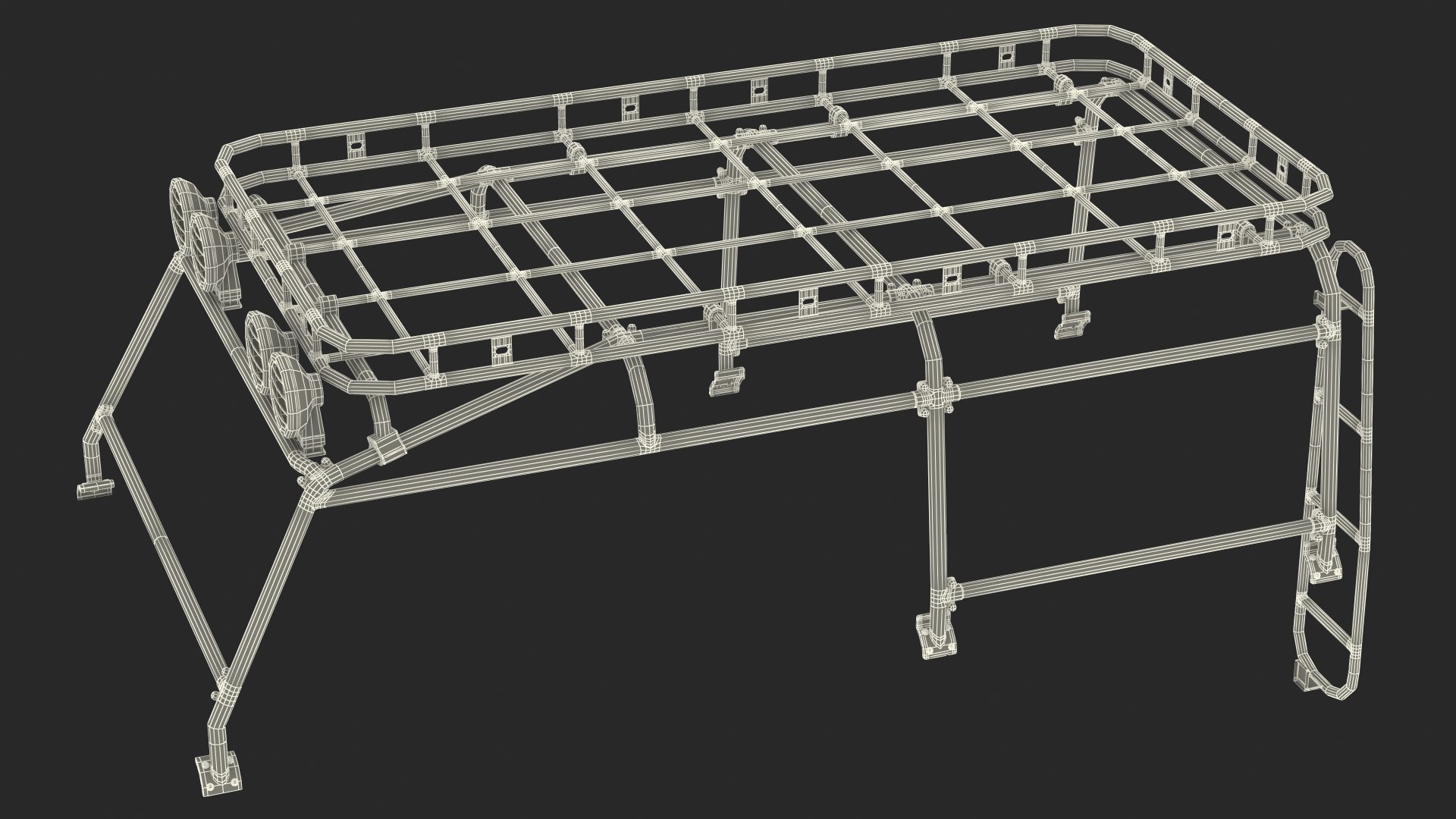 Exterior Roll Cage 3D model - TurboSquid 1766486