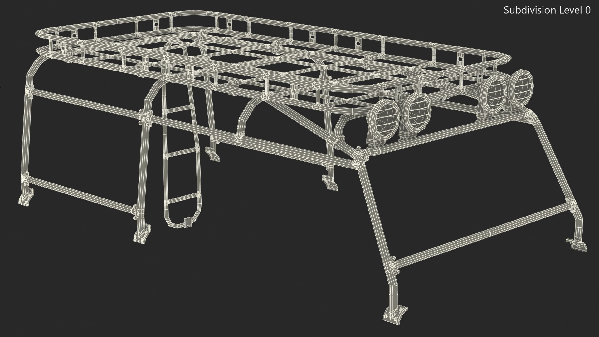 Exterior Roll Cage 3D model - TurboSquid 1766486