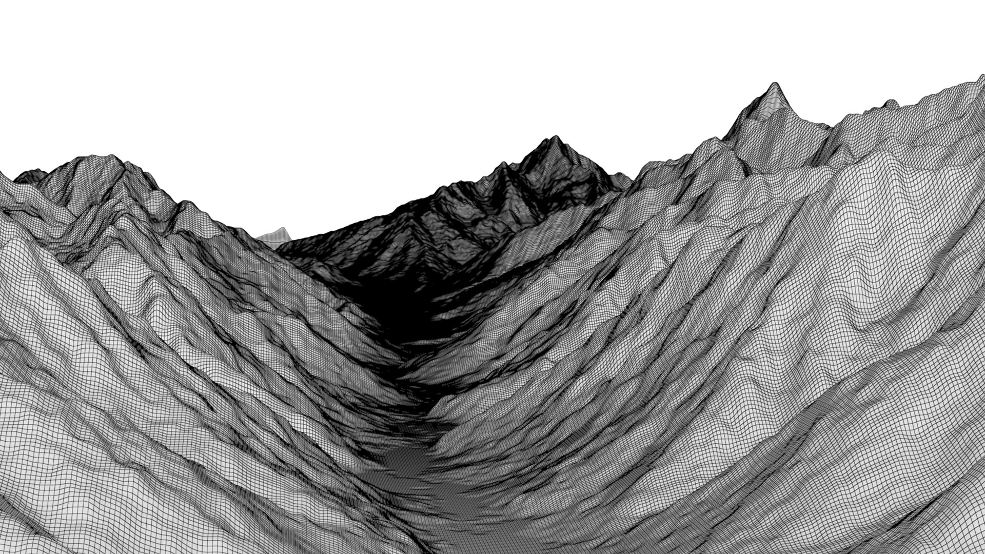 3D Canyon Landscape Mountain - TurboSquid 1647891