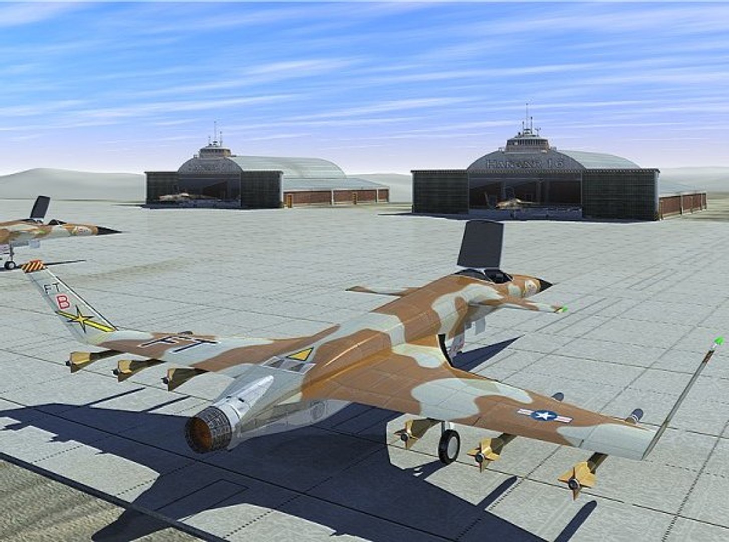 F-40 Fighter Airplane 3ds