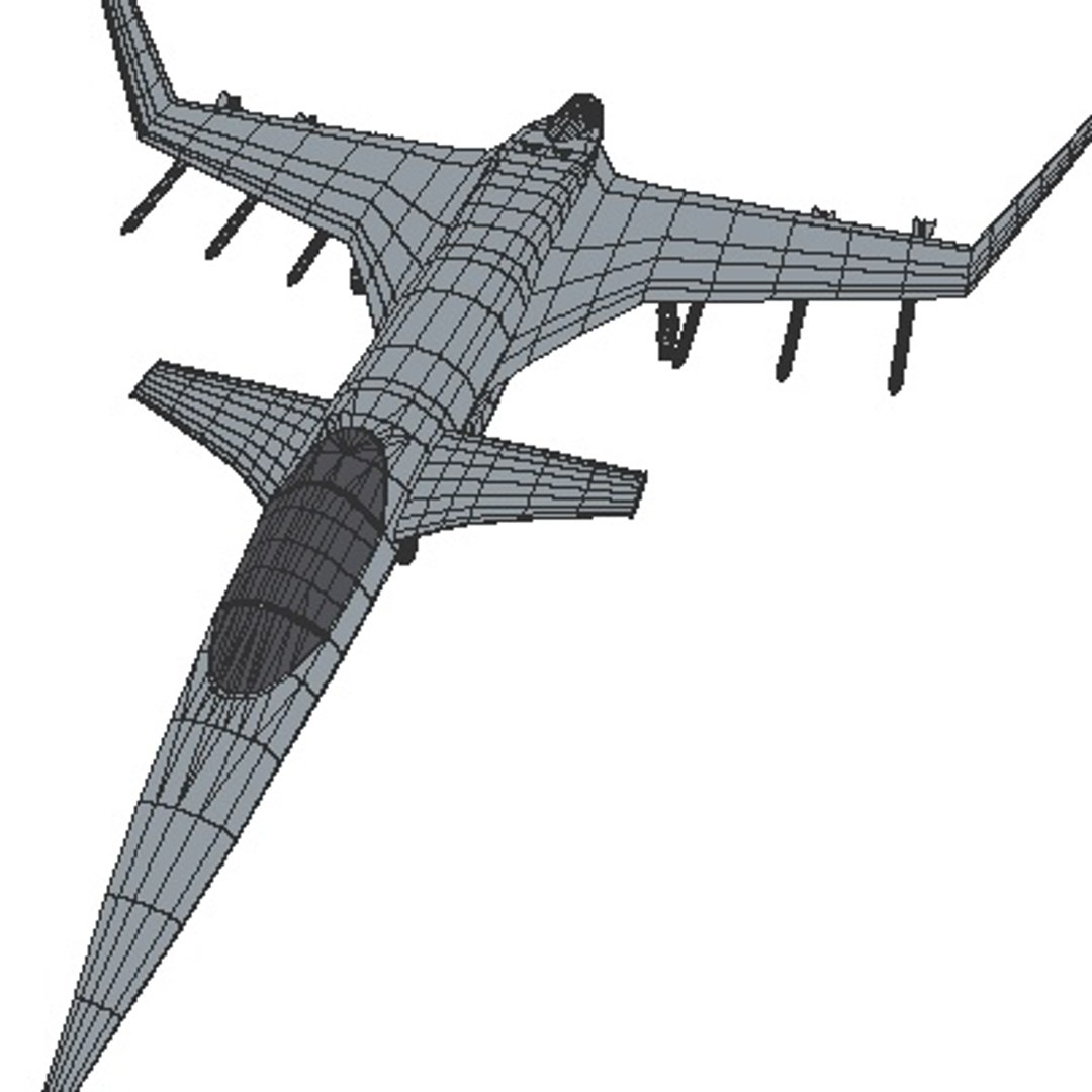F-40 Fighter Airplane 3ds