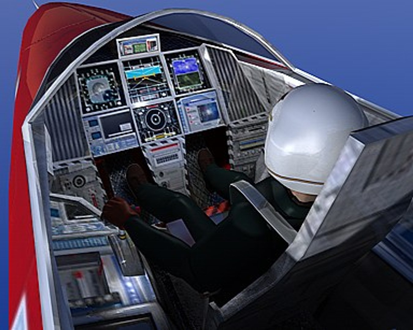 F-40 Fighter Airplane 3ds