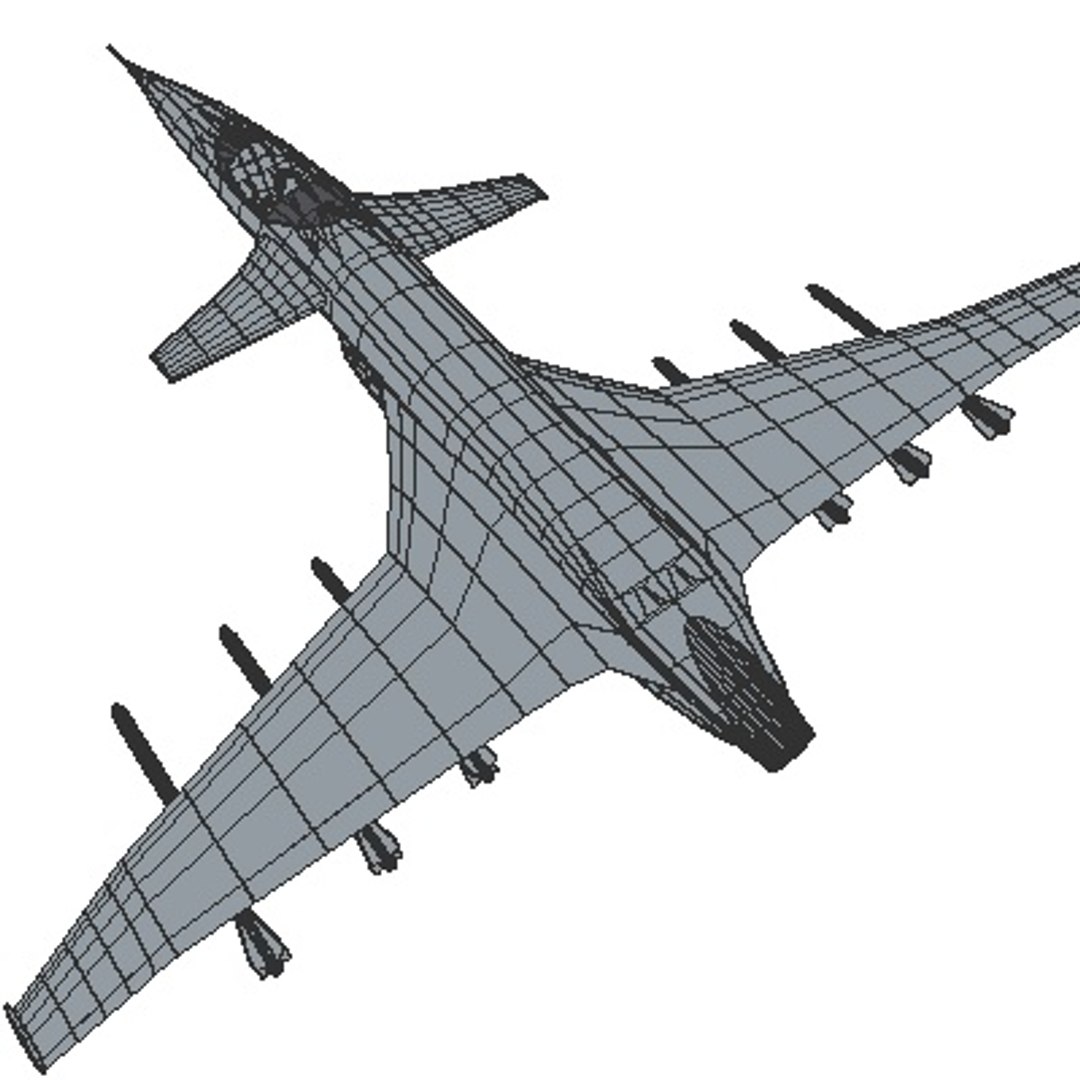 F-40 Fighter Airplane 3ds