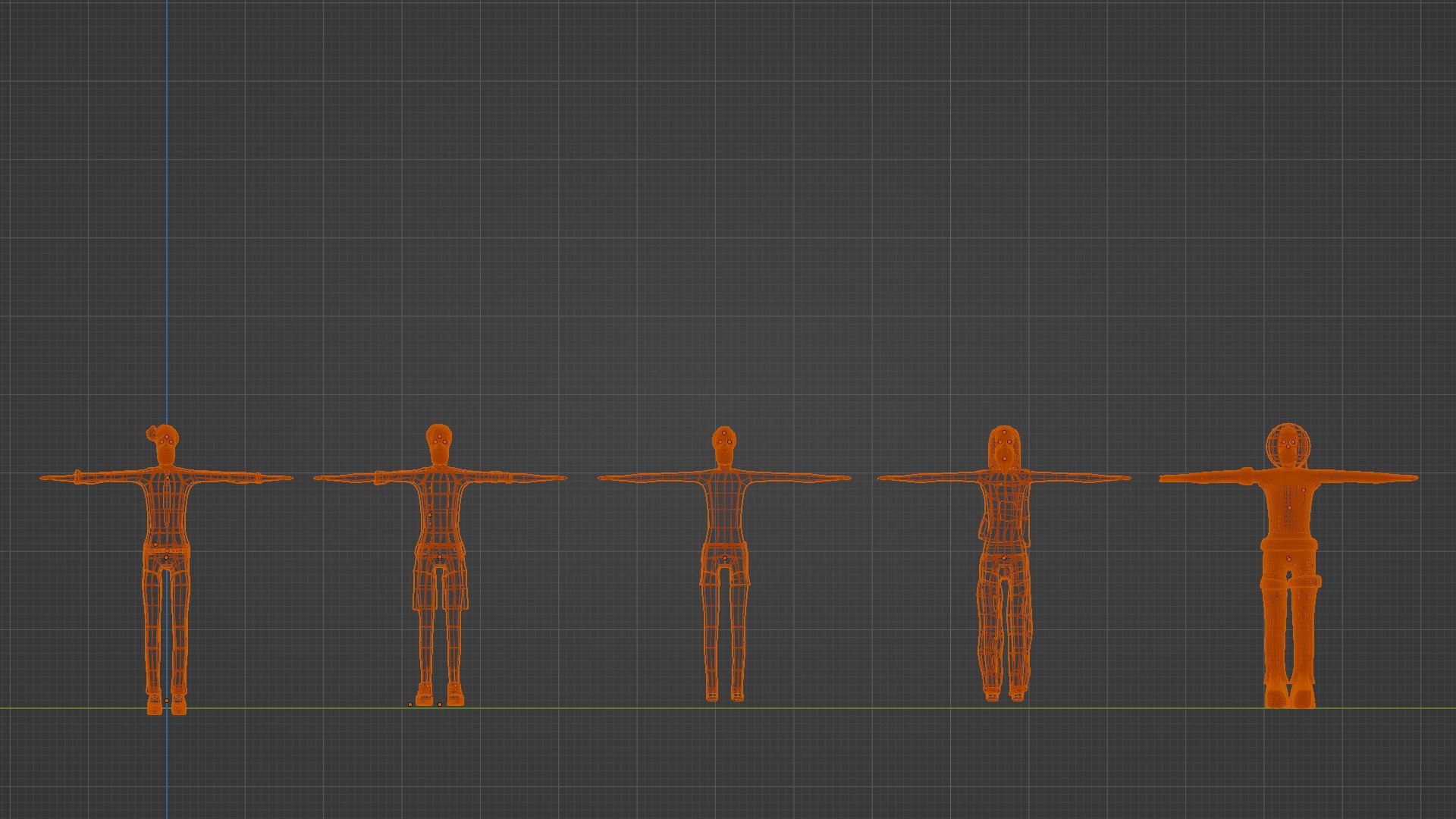 3D Low Poly Male Character Set - TurboSquid 2178006