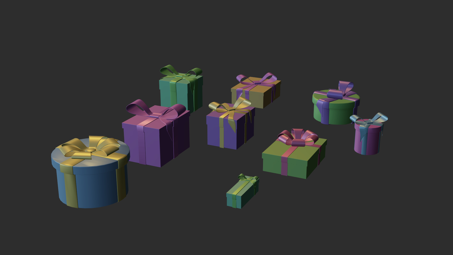 3D Gifts - TurboSquid 1813661