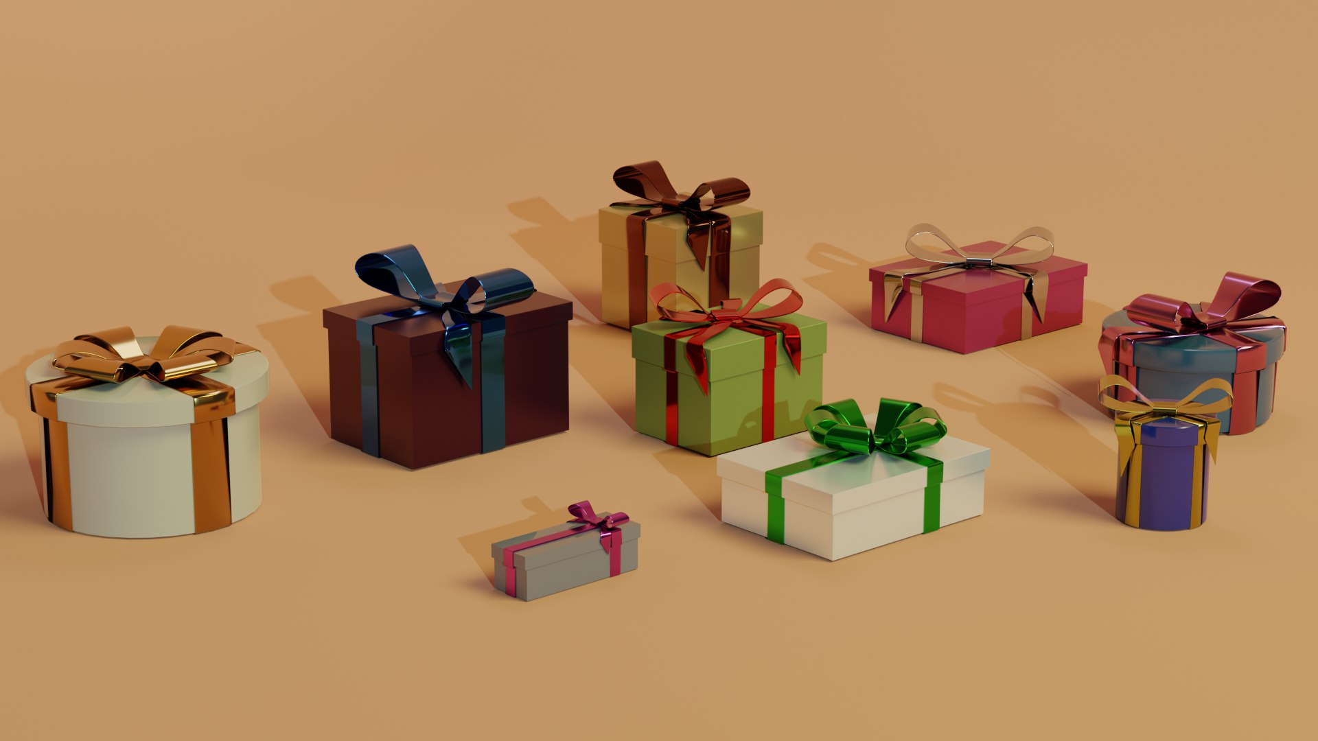 3D Gifts - TurboSquid 1813661