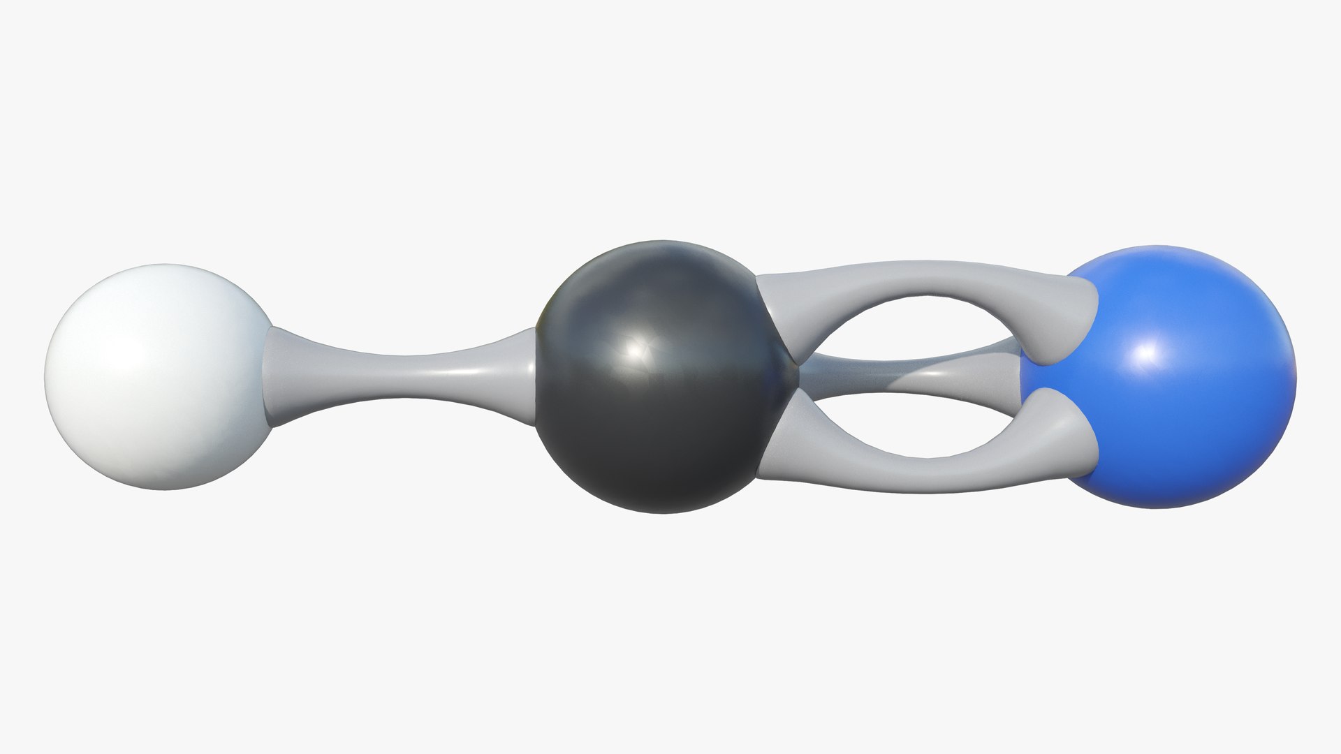 Hydrogen Cyanide Molecule With PBR 4K 8K 3D 모델 - TurboSquid 1943892