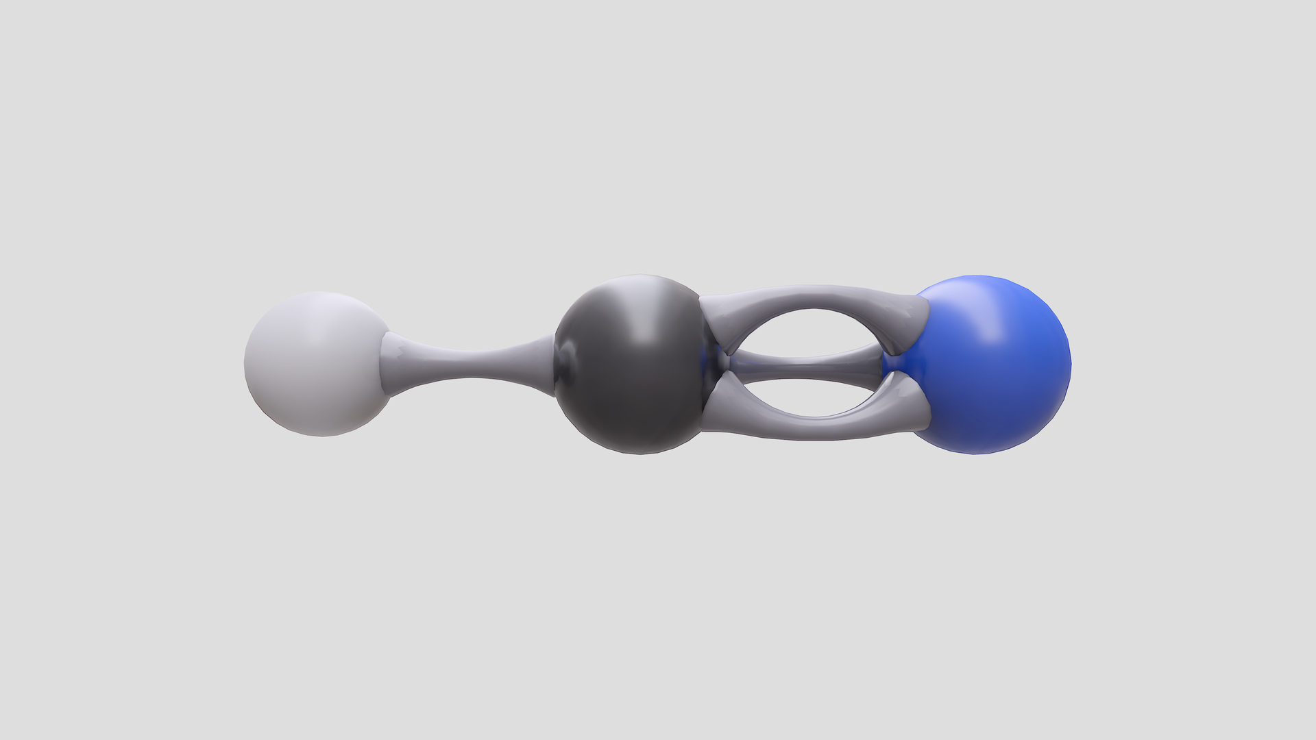 Hydrogen Cyanide Molecule With PBR 4K 8K 3D Model - TurboSquid 1943892